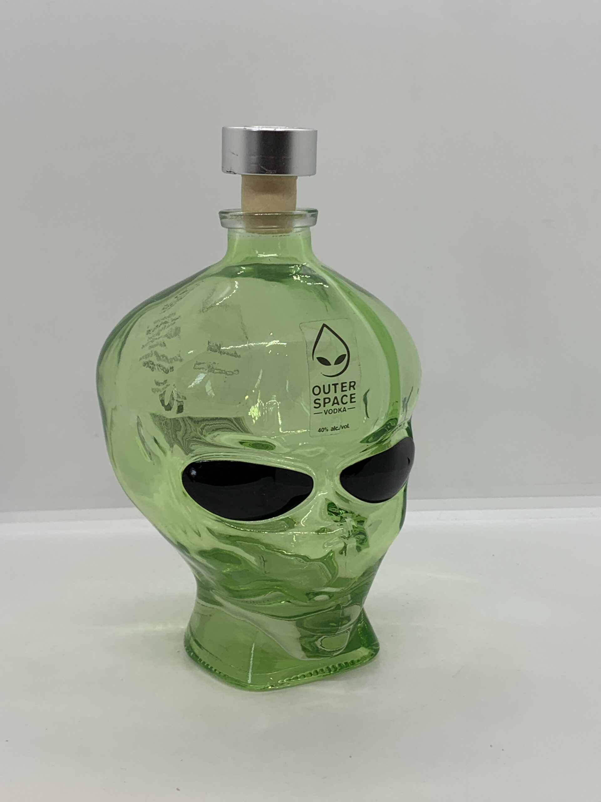 Outer Space Alien Vodka Bottle (Empty) 19cm - Vintage Keepsakes