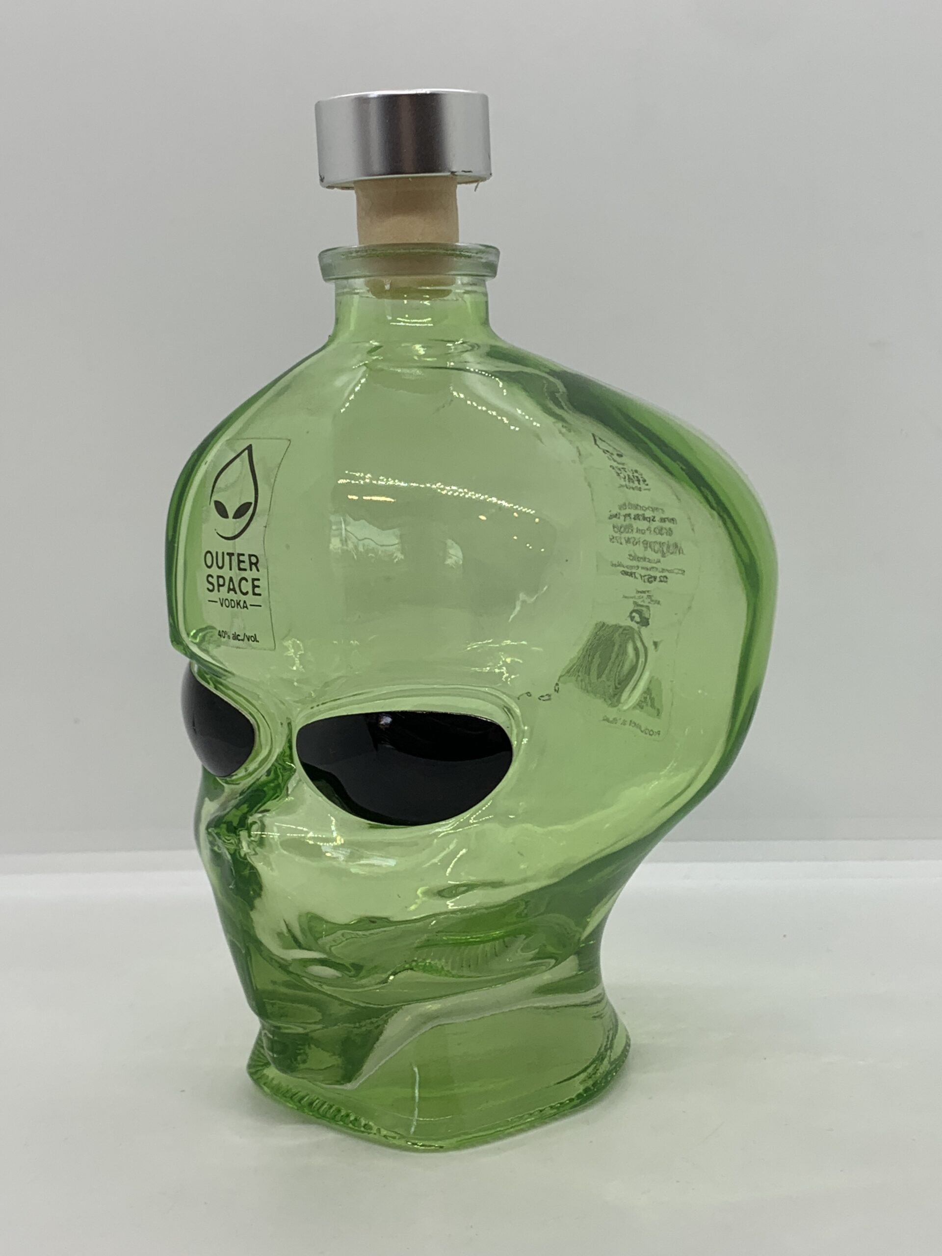 Outer Space Alien Vodka Bottle (Empty) 19cm - Vintage Keepsakes