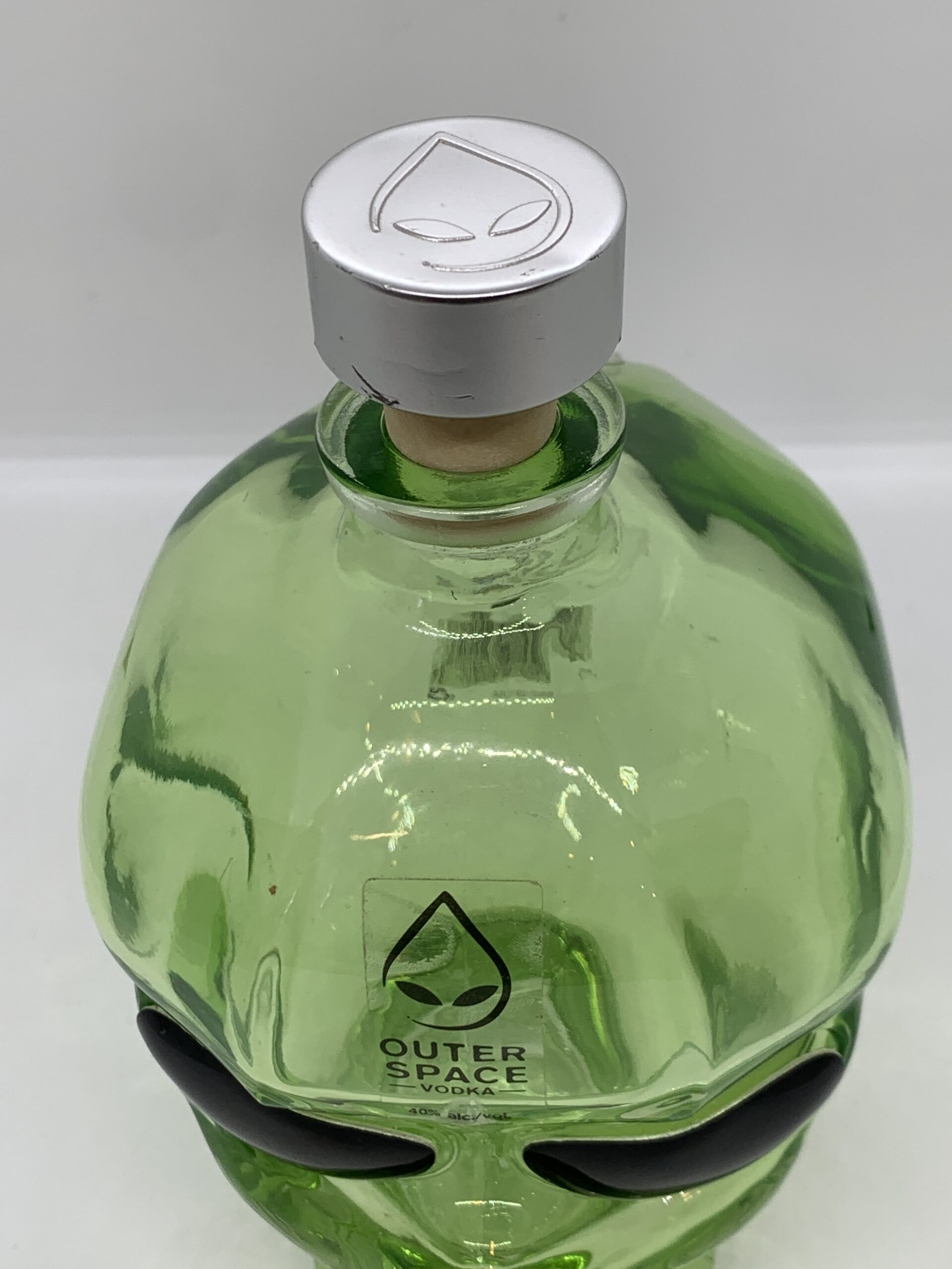 Outer Space Alien Vodka Bottle (Empty) 19cm - Vintage Keepsakes