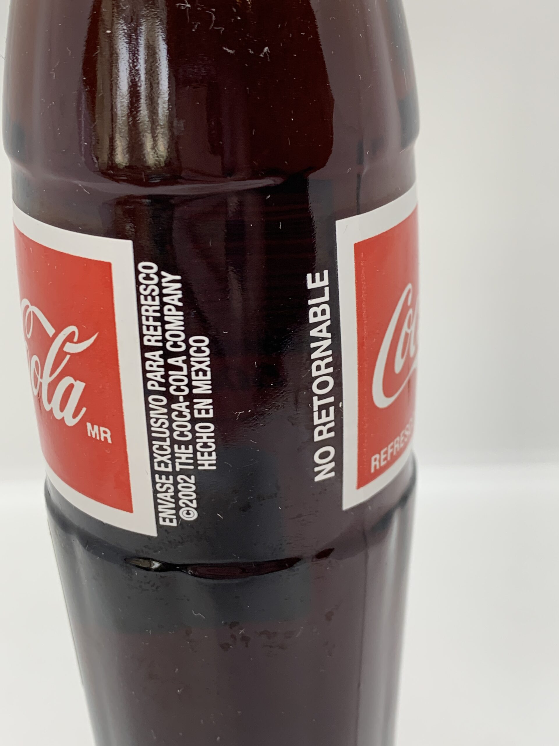 Coca Cola Medio Litro Bottle Full 29cm - Vintage Keepsakes