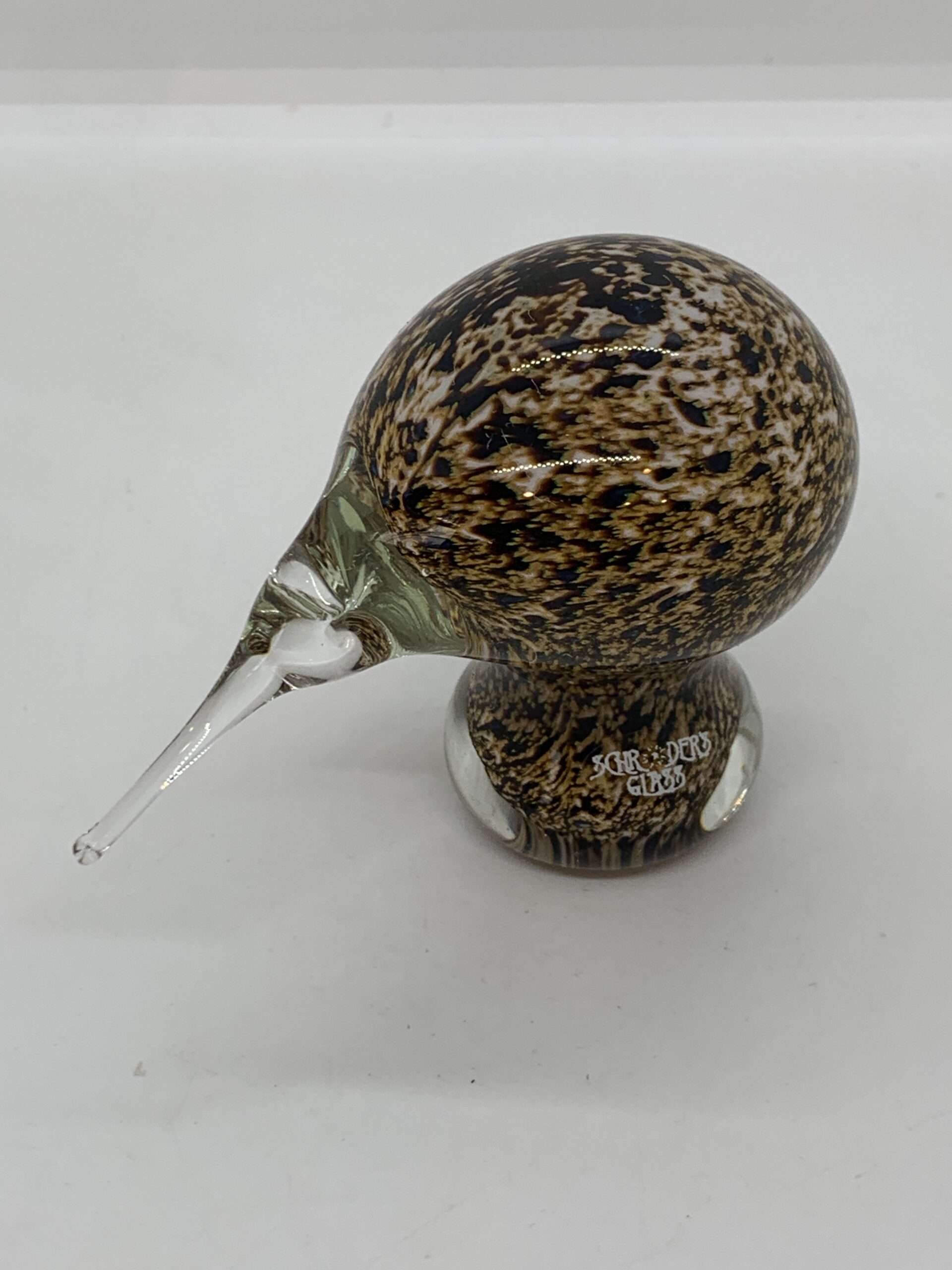 Nigel Schroder NZ Art Glass Kiwi 6.5cm - Vintage Keepsakes