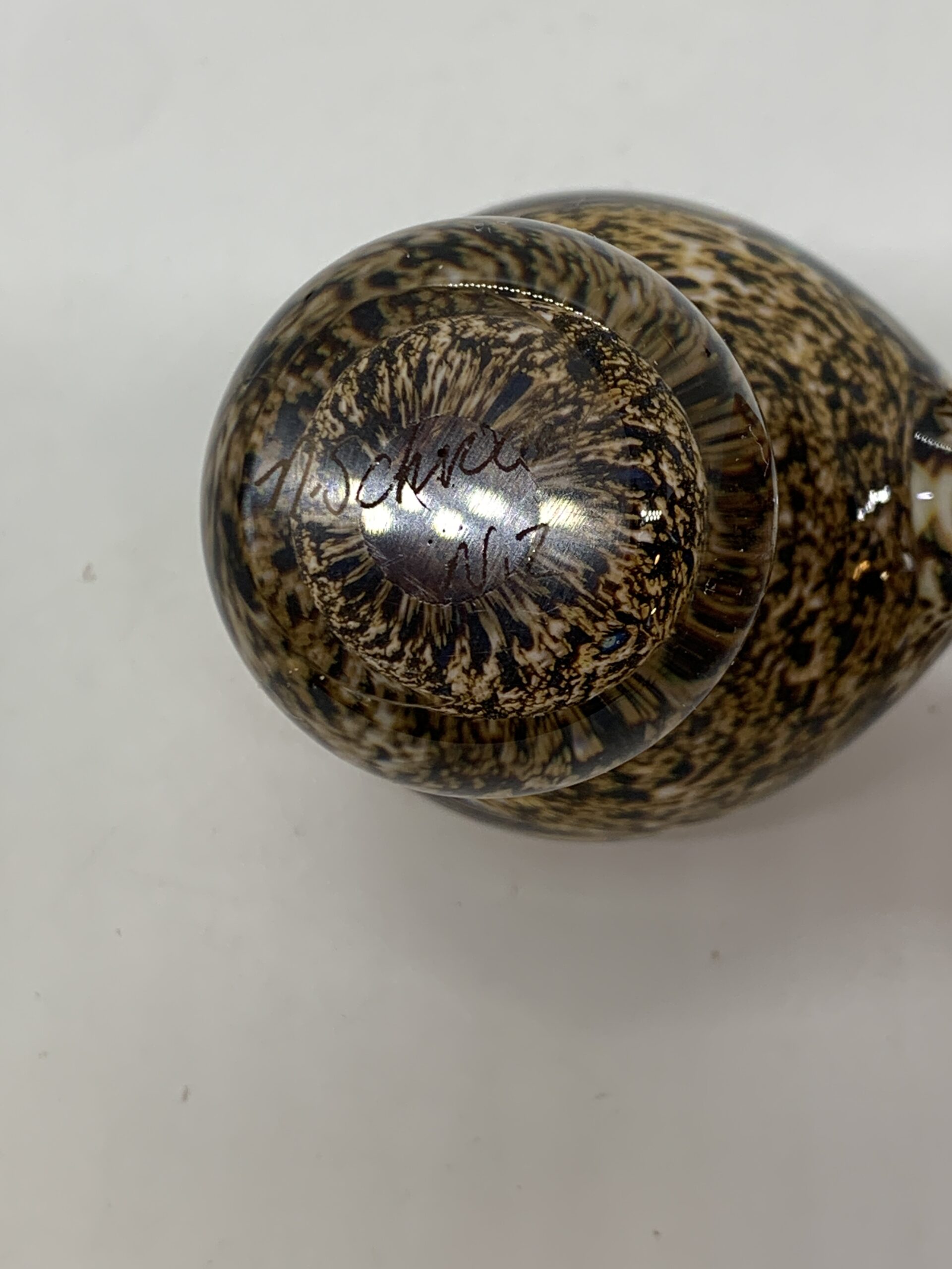 Nigel Schroder NZ Art Glass Kiwi 6.5cm - Vintage Keepsakes