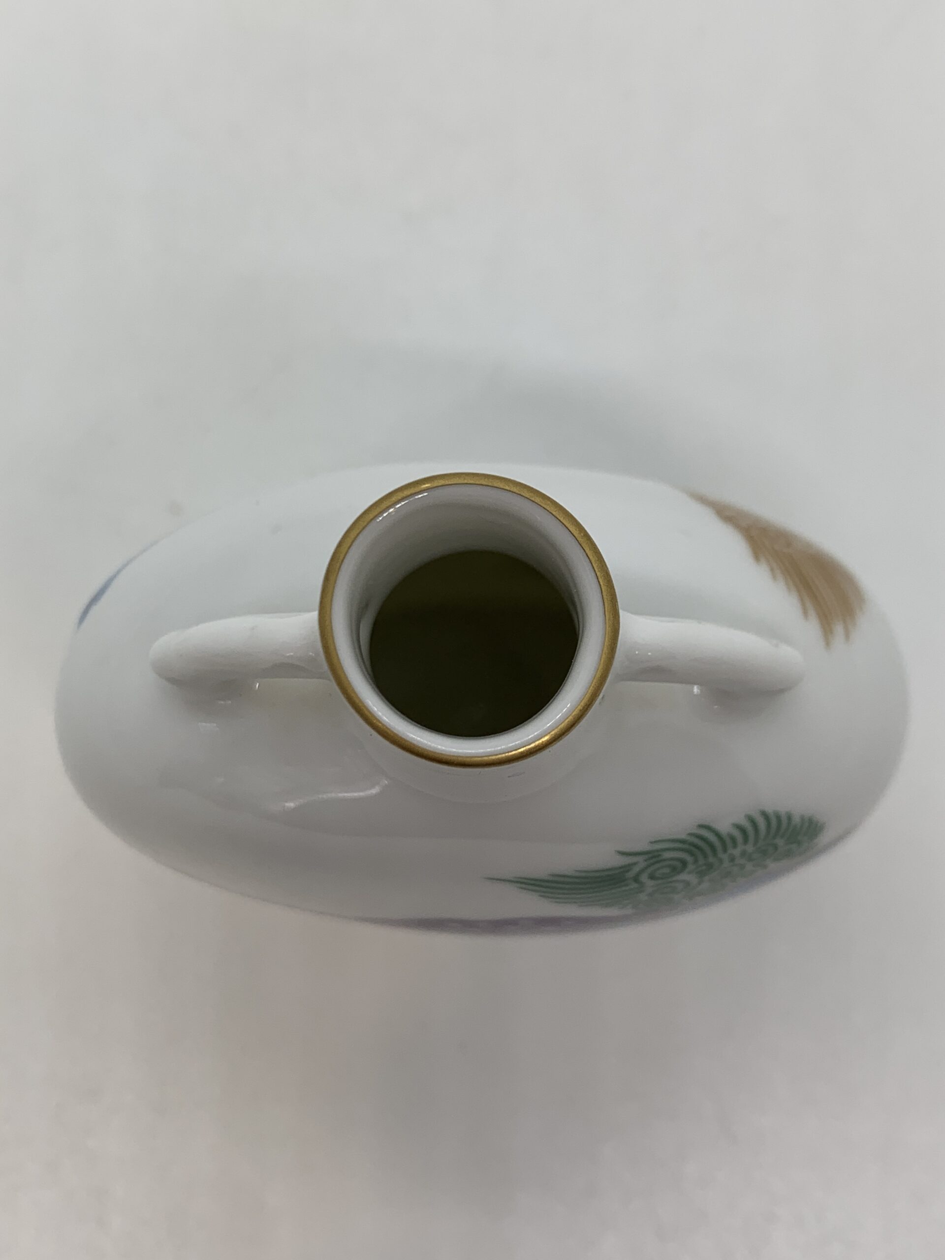 Miniature Noritake Vase with Foo Dog Pattern 8cm - Vintage Keepsakes