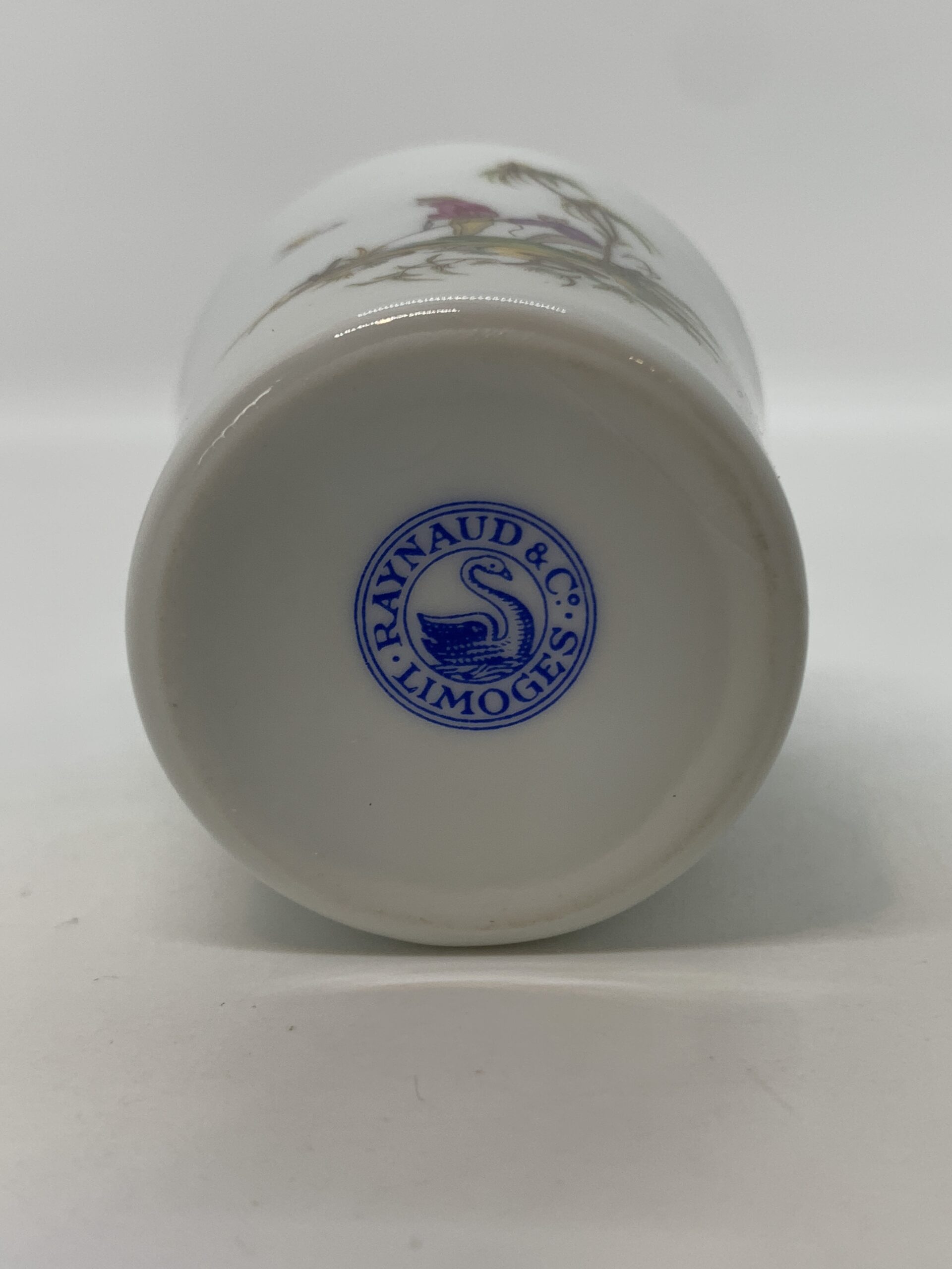 Miniature Raynaud Limoges Vase 7.5cm AF - Vintage Keepsakes