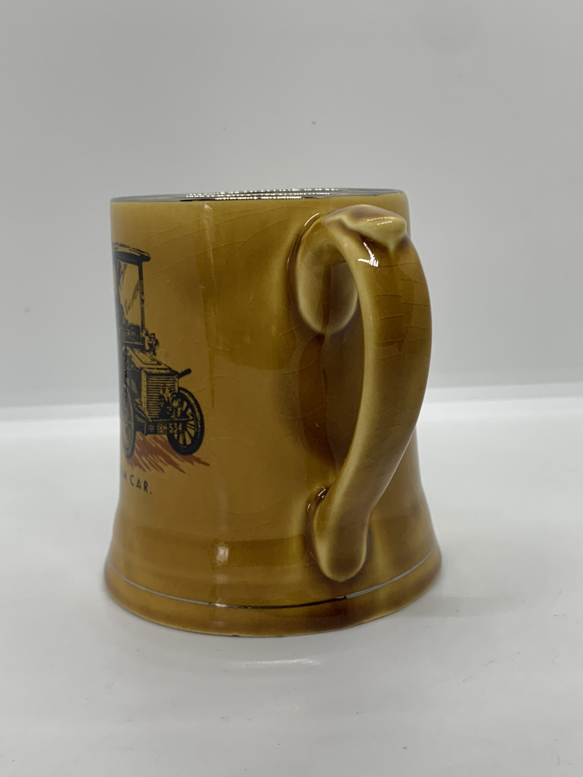 Wade Vintage White Steam Car Mug - Vintage Keepsakes