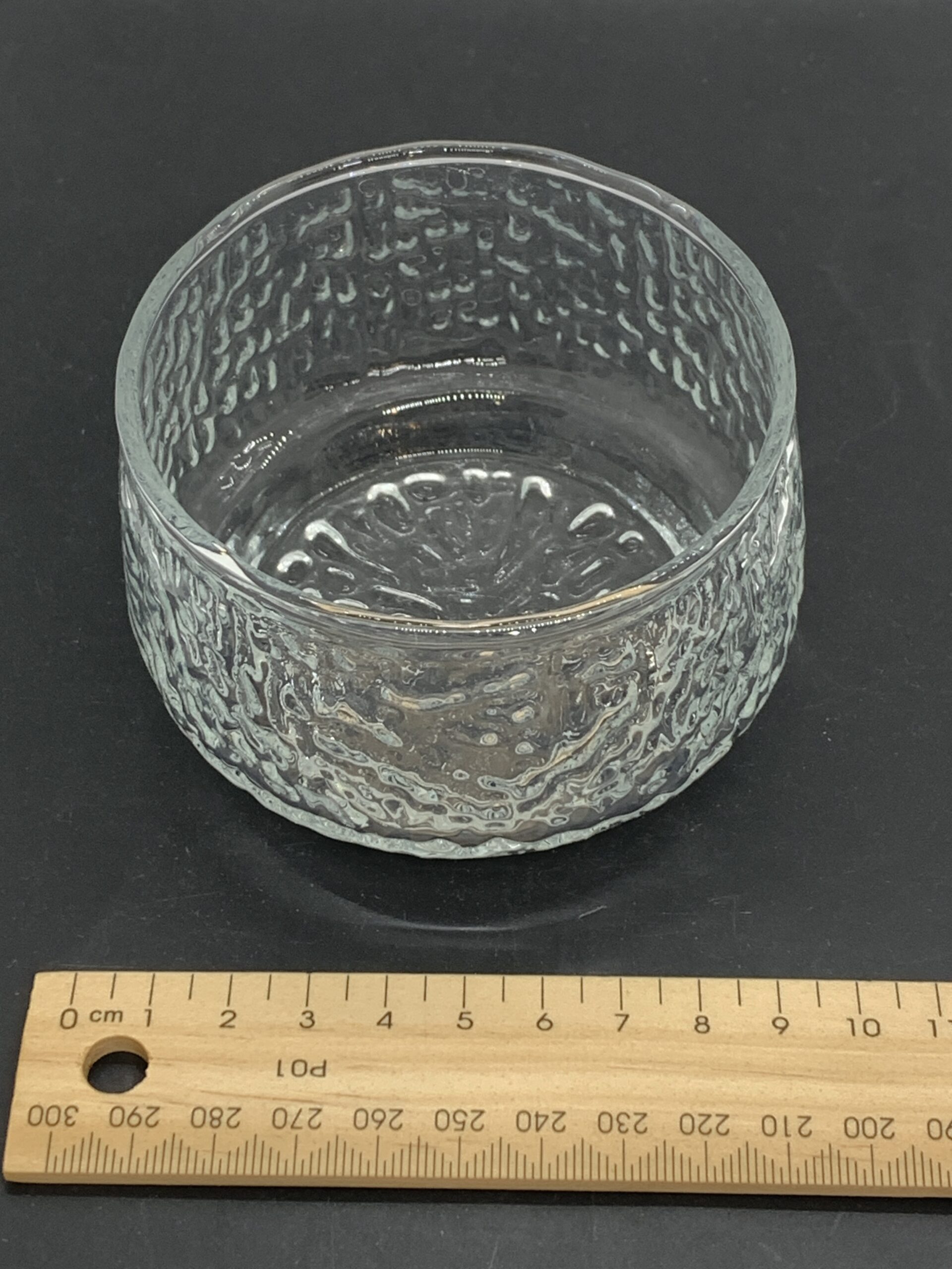 Set of 6 Ravenhead Siesta Textured Glass Dessert dishes 7cm x 10cm ...