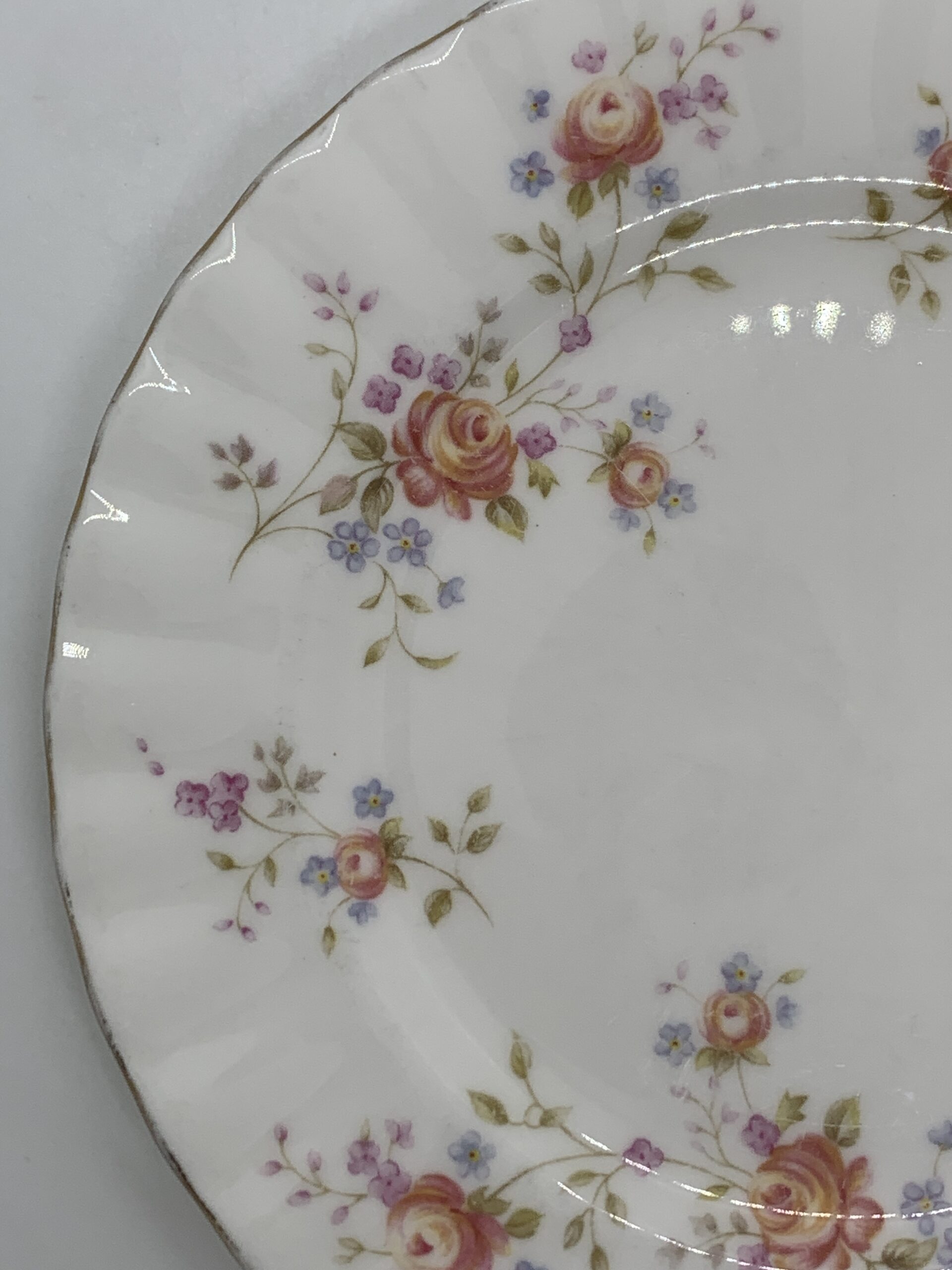 Royal Albert Bone China Peach Rose Plate 16cm - Vintage Keepsakes
