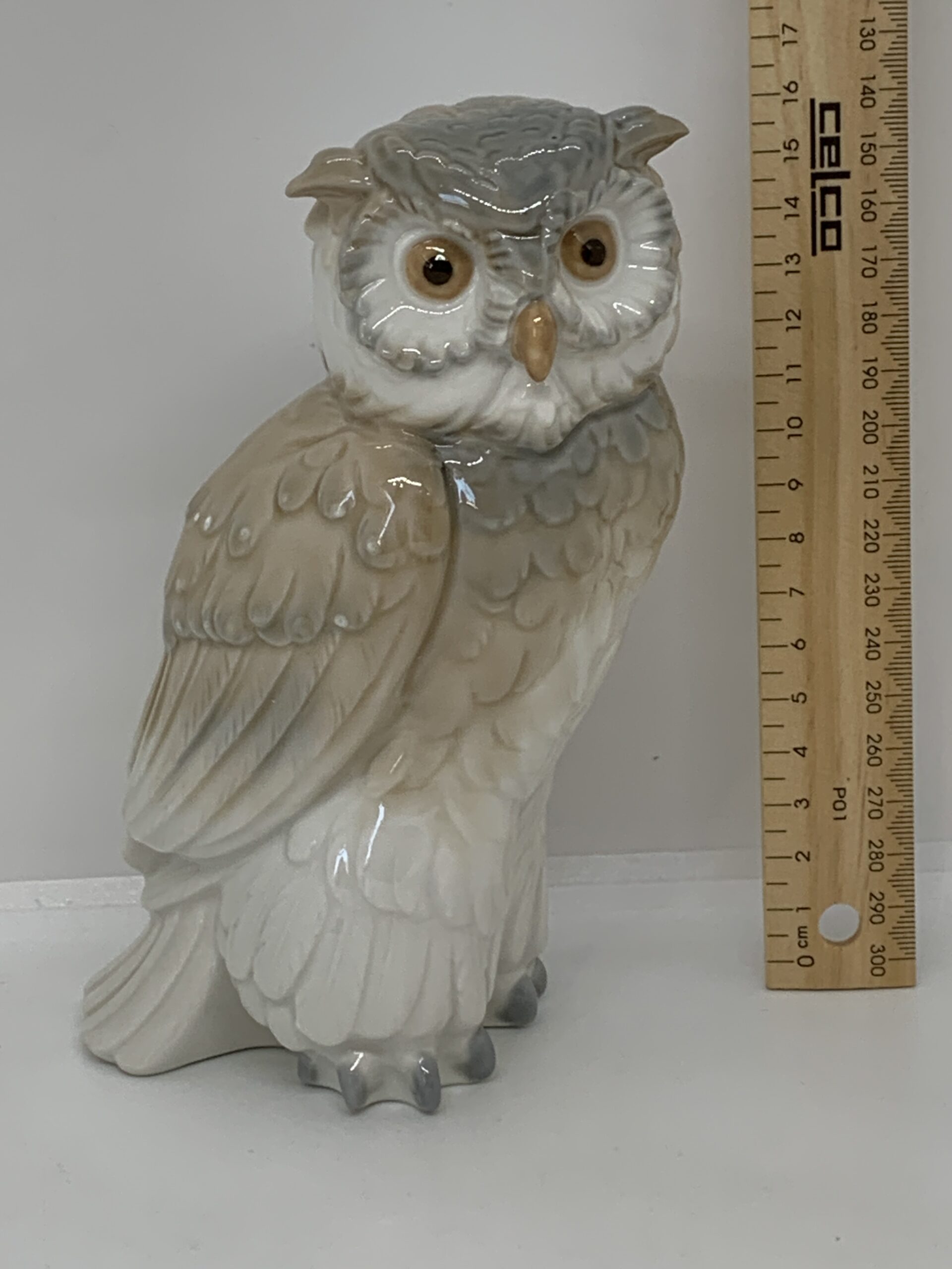 Nao by Lladro Owl (1979) 18cm - Vintage Keepsakes