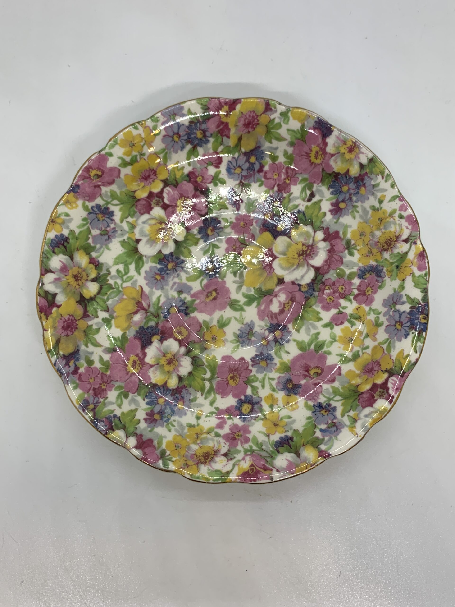 Vintage James Kent Du Barry Saucer 14cm - Vintage Keepsakes
