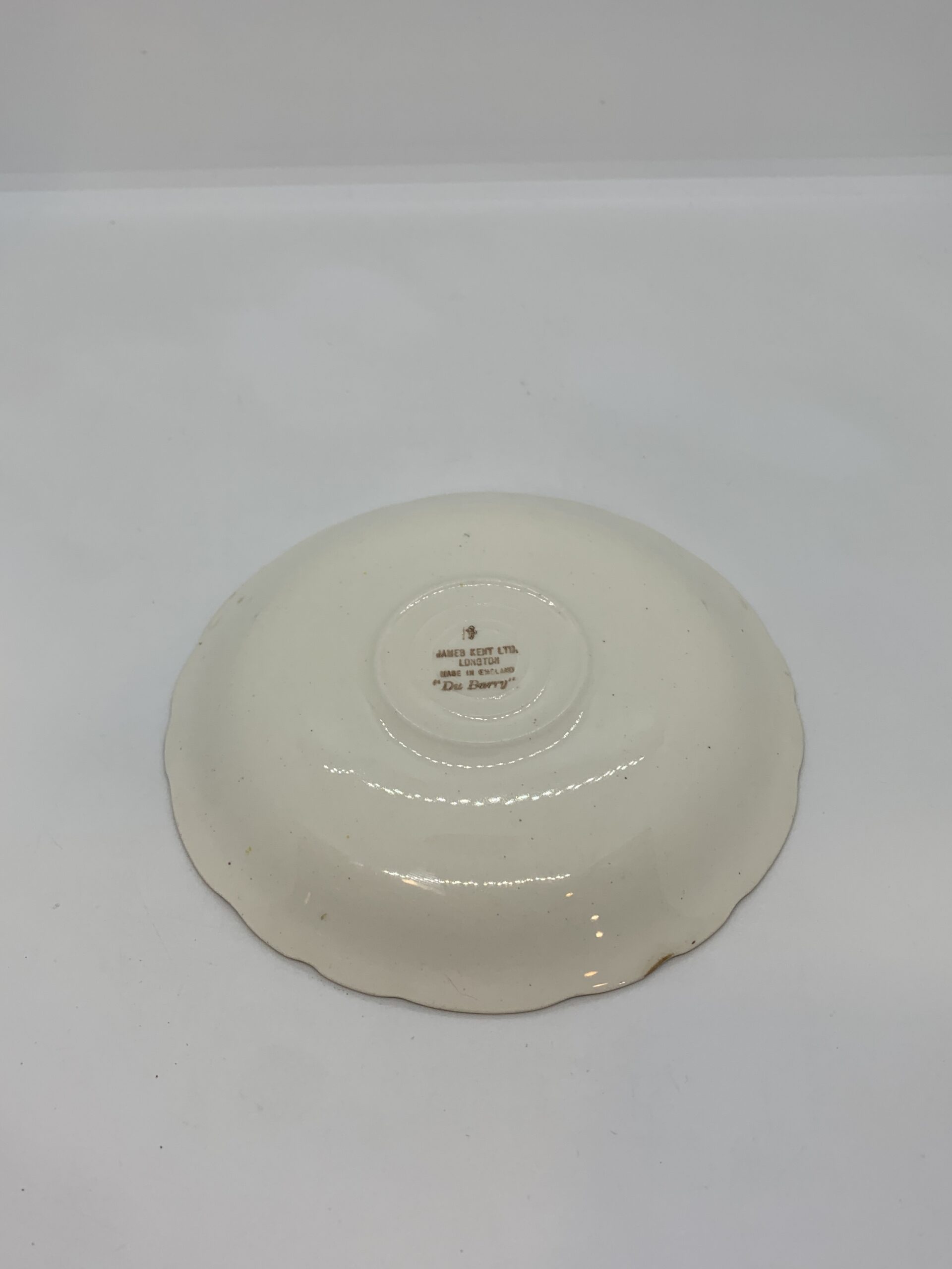 Vintage James Kent Du Barry Saucer 14cm - Vintage Keepsakes