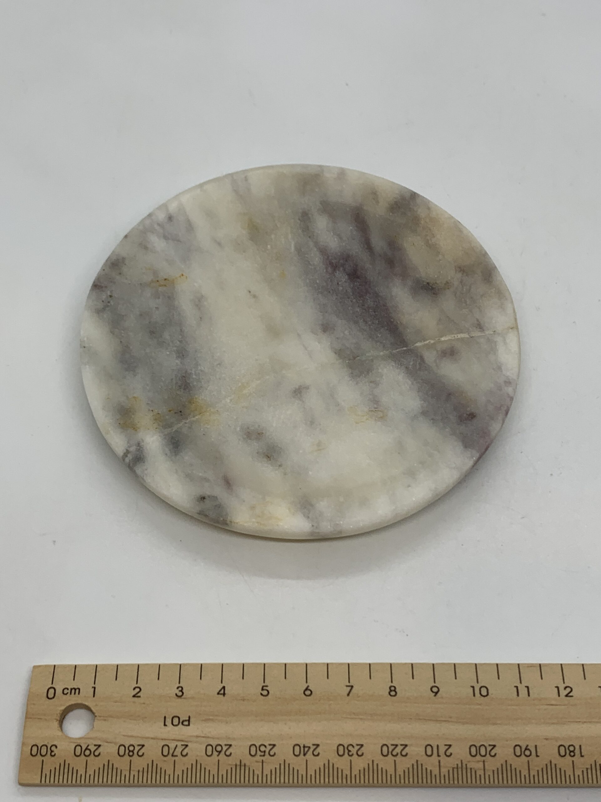 Marble Basics 100% Marble Round Dish 12cm - Vintage Keepsakes