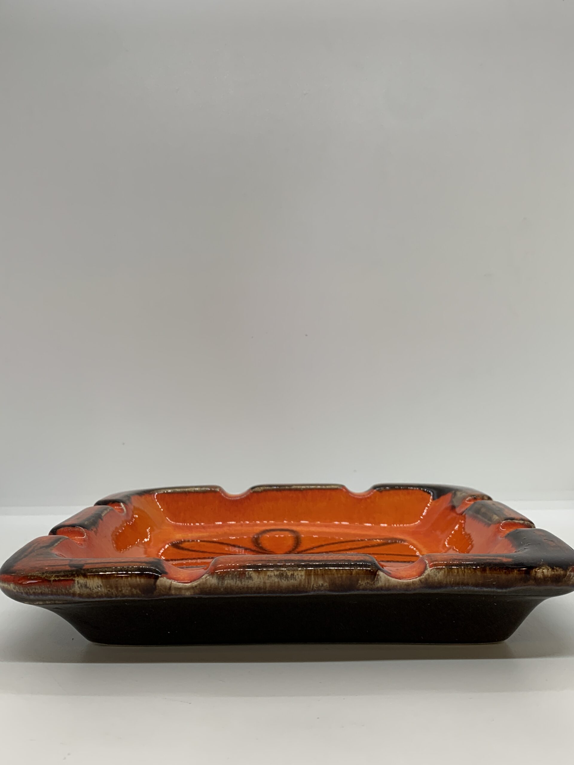 Ellis Pottery 105 Square Ashtray 18.5cm - Vintage Keepsakes