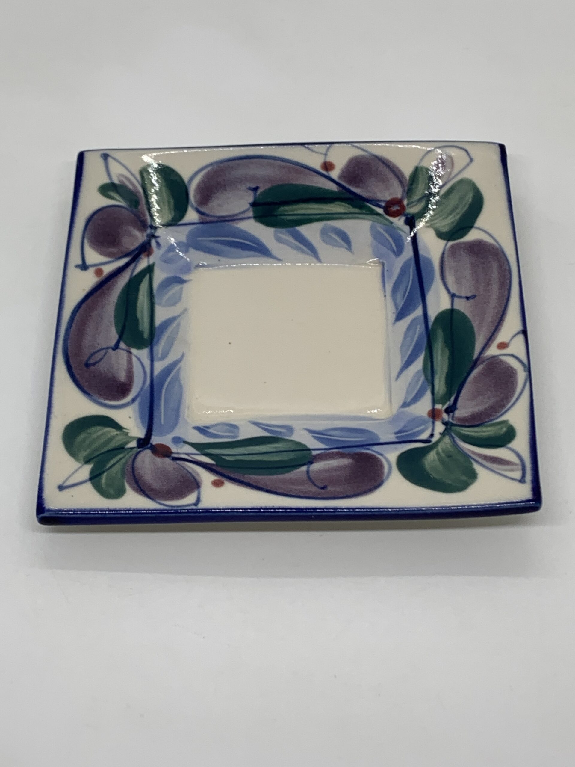 Kevin Boyd Square Pottery Dish 14cm - Vintage Keepsakes
