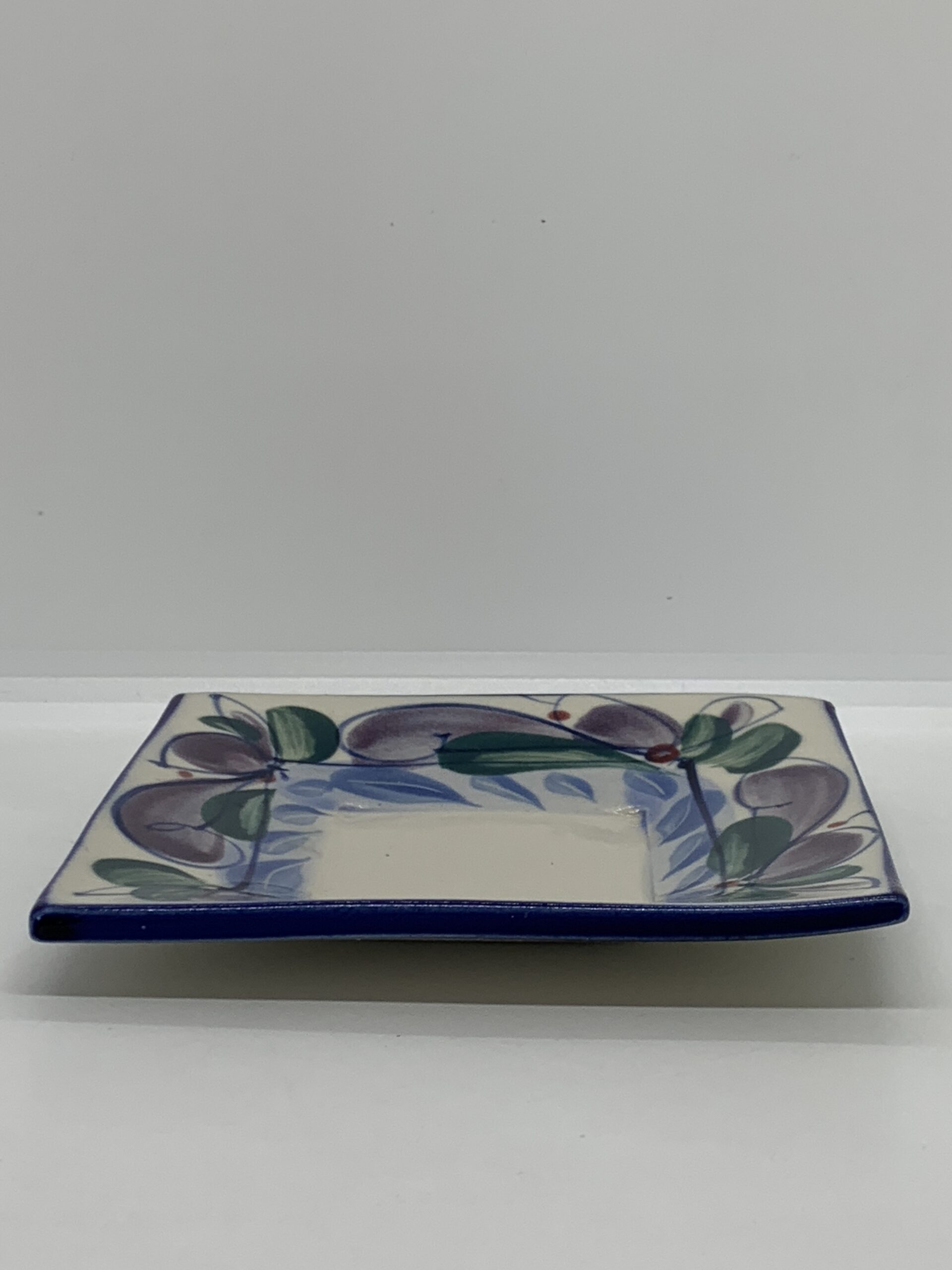 Kevin Boyd Square Pottery Dish 14cm - Vintage Keepsakes