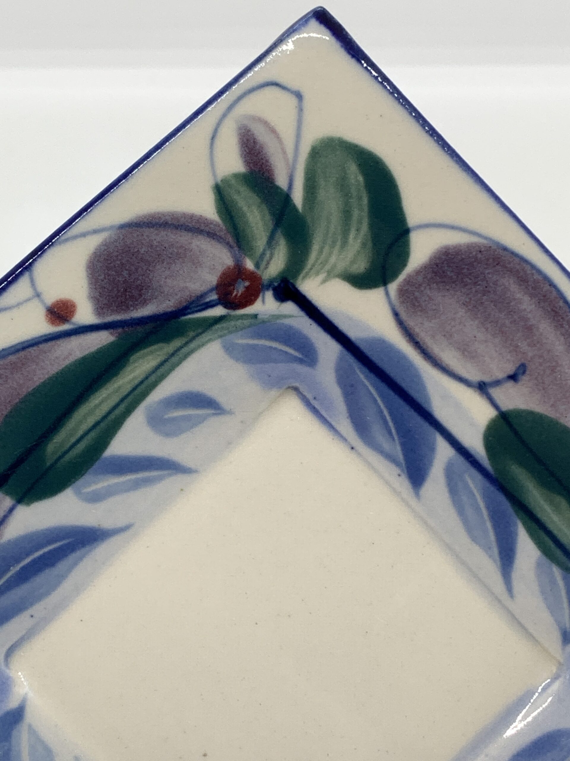 Kevin Boyd Square Pottery Dish 14cm - Vintage Keepsakes