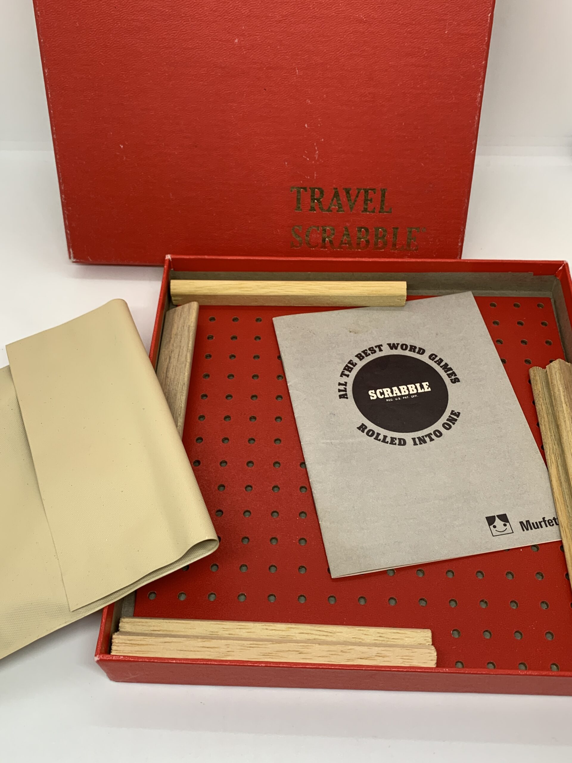Vintage Travel Scrabble Set in Box - Complete - Vintage Keepsakes