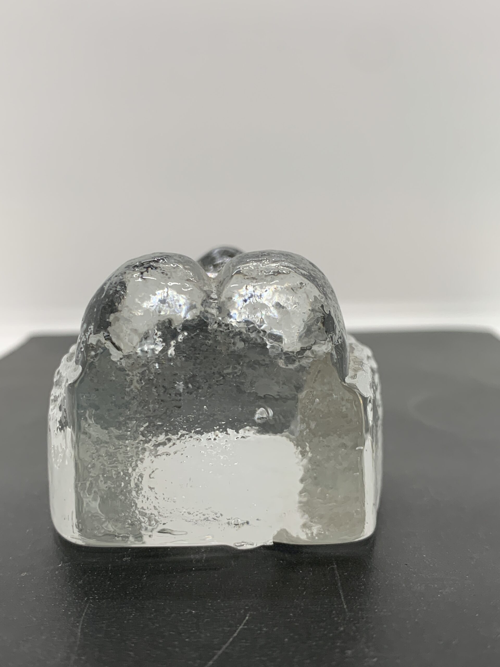 Bergdala Swedish Crystal Flat Back Troll 9cm - Vintage Keepsakes