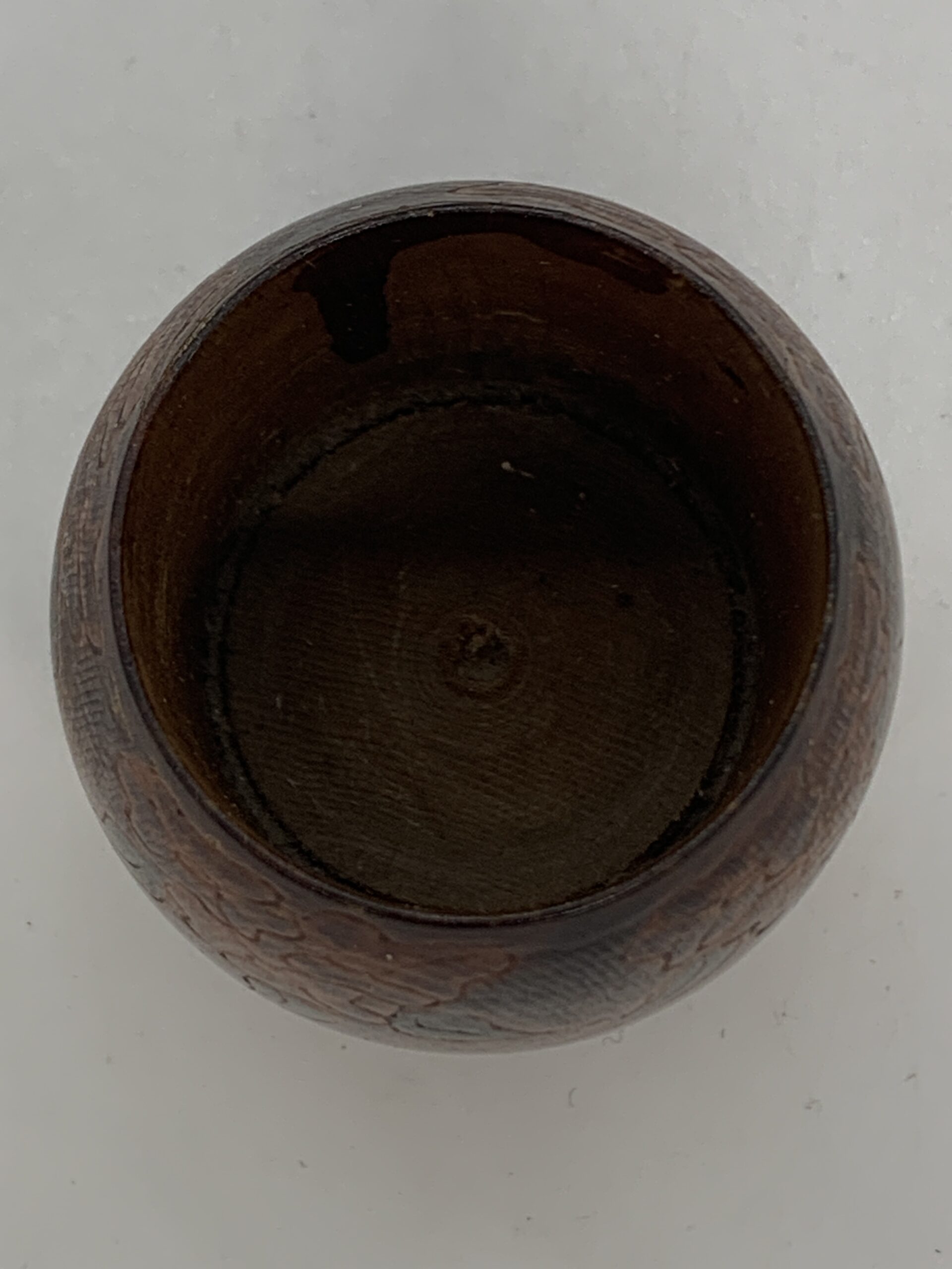 Pokerwork Vase 6cm - Vintage Keepsakes