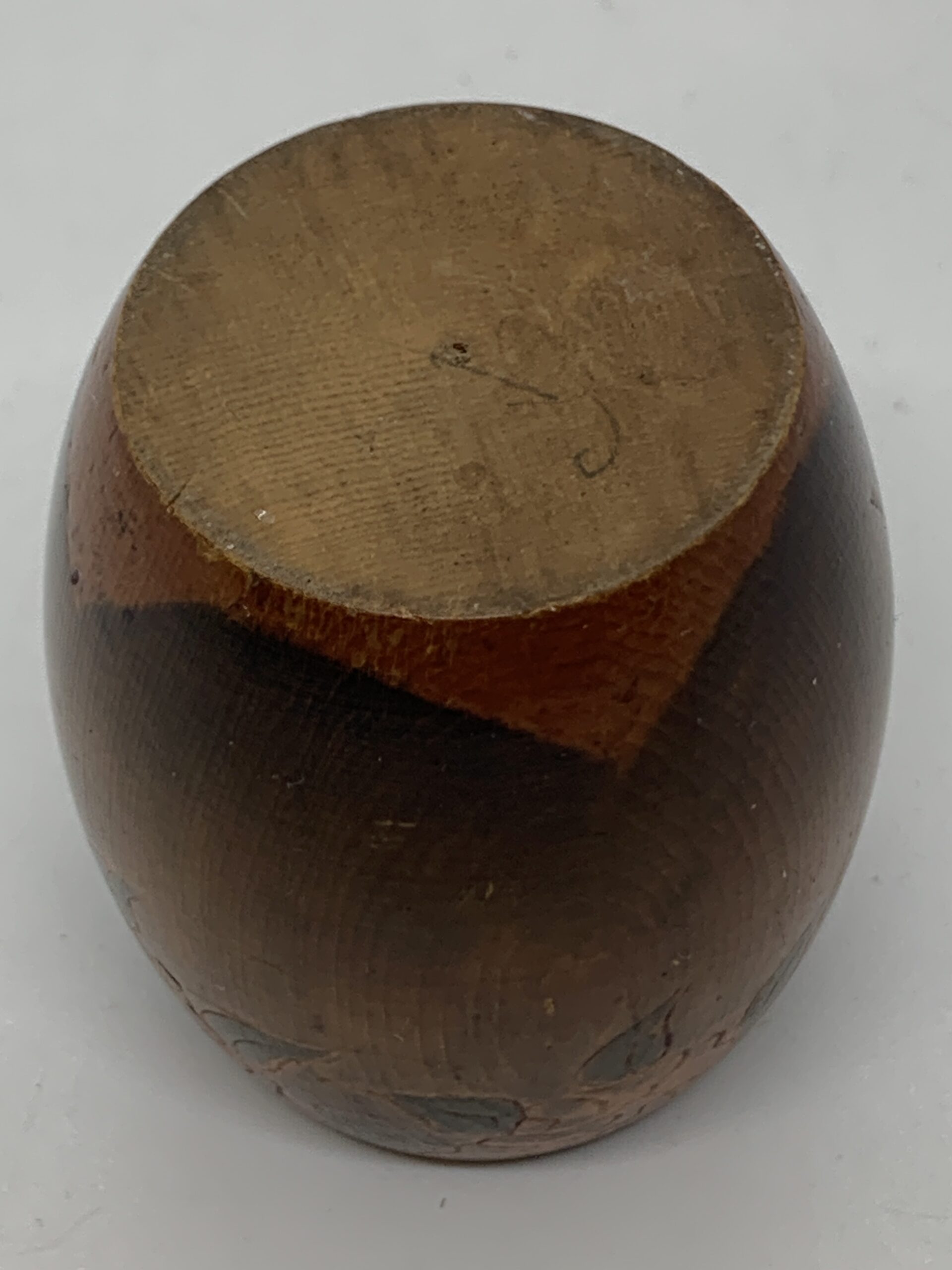 Pokerwork Vase 6cm - Vintage Keepsakes