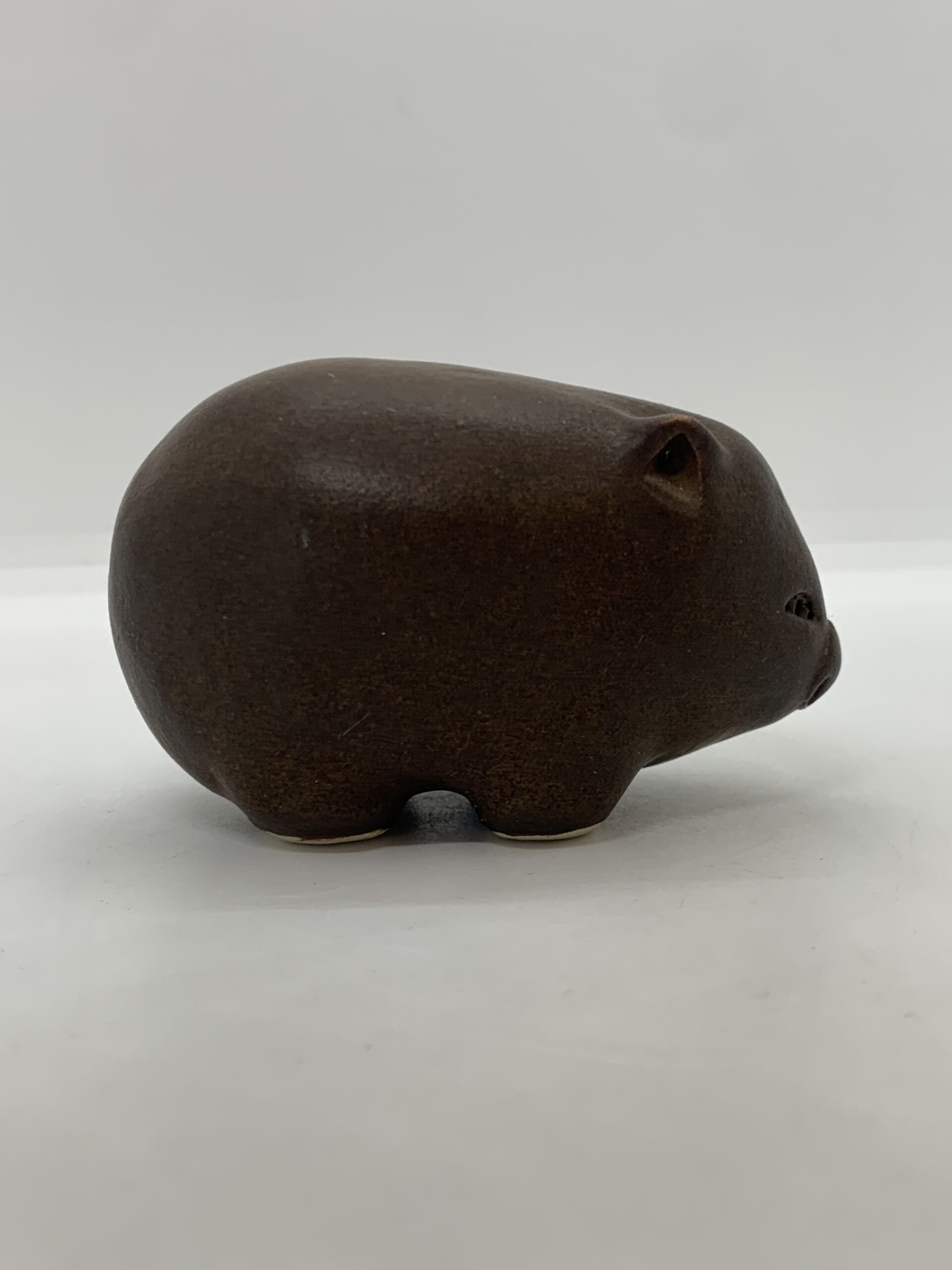Small Pottery Billabong Wombat 8cm long - Vintage Keepsakes