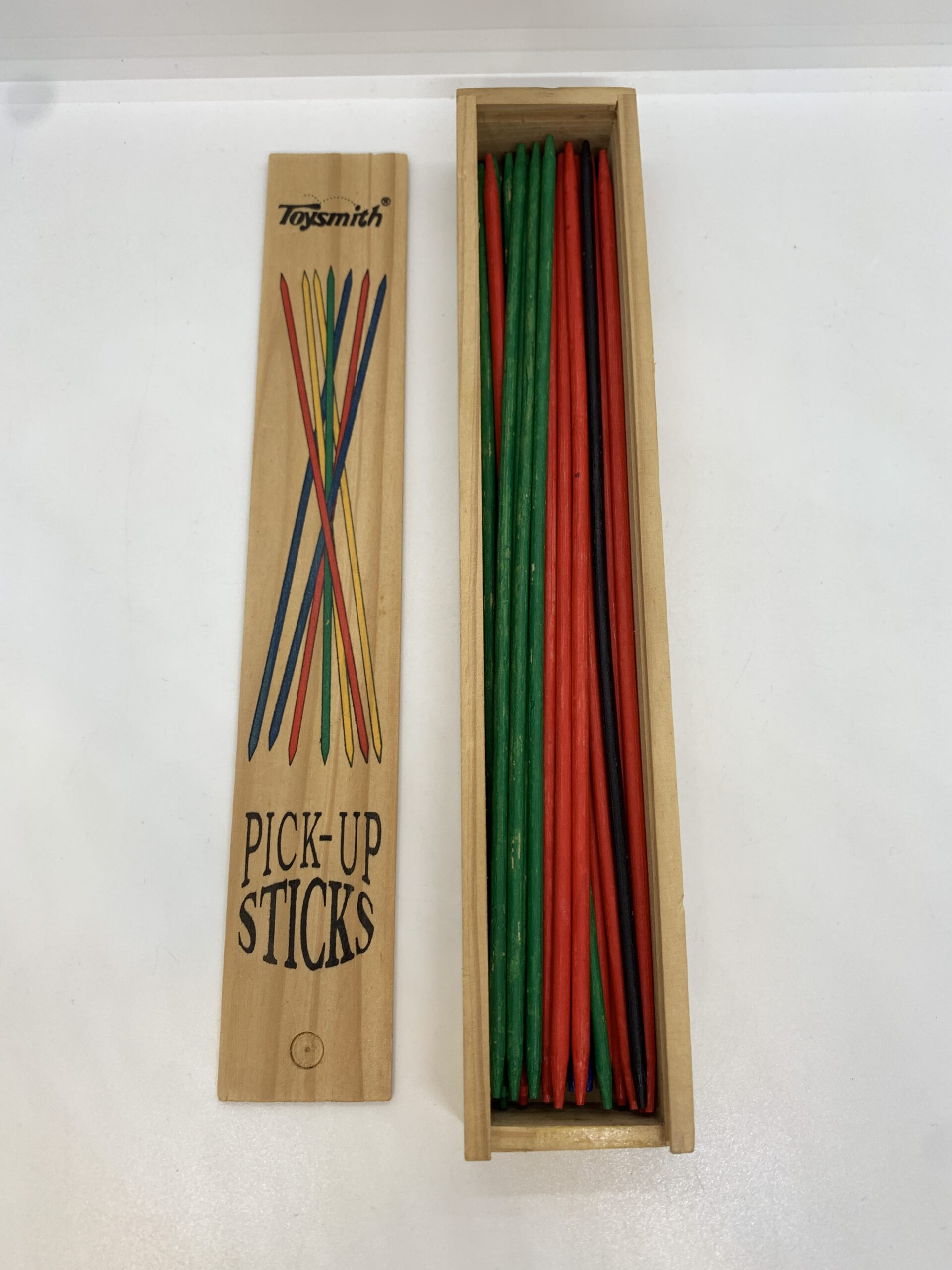 Pickup Sticks in Wooden Box - Vintage Keepsakes