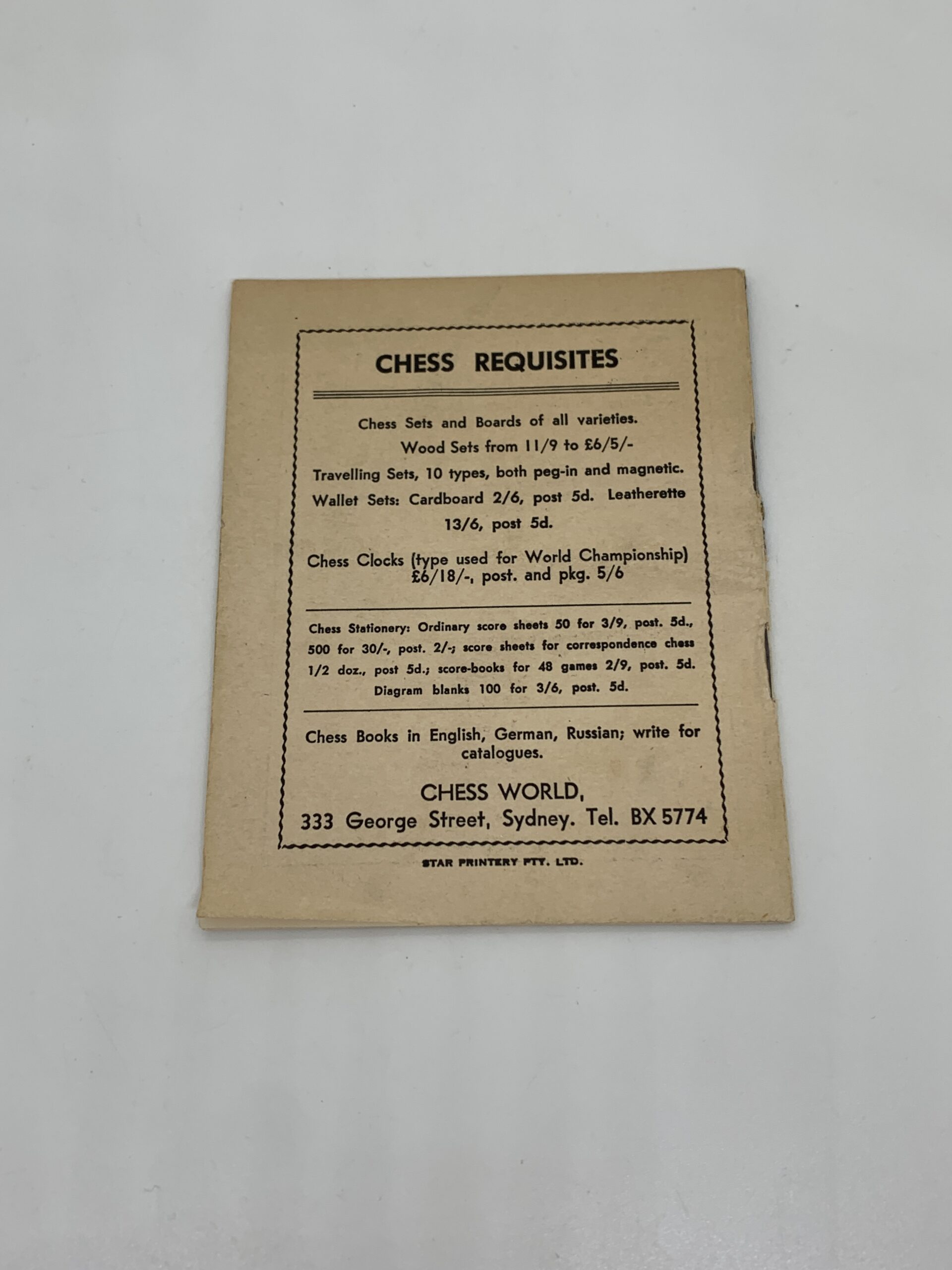 Chess Made Easy by CJS Purdy 1962 - Vintage Keepsakes