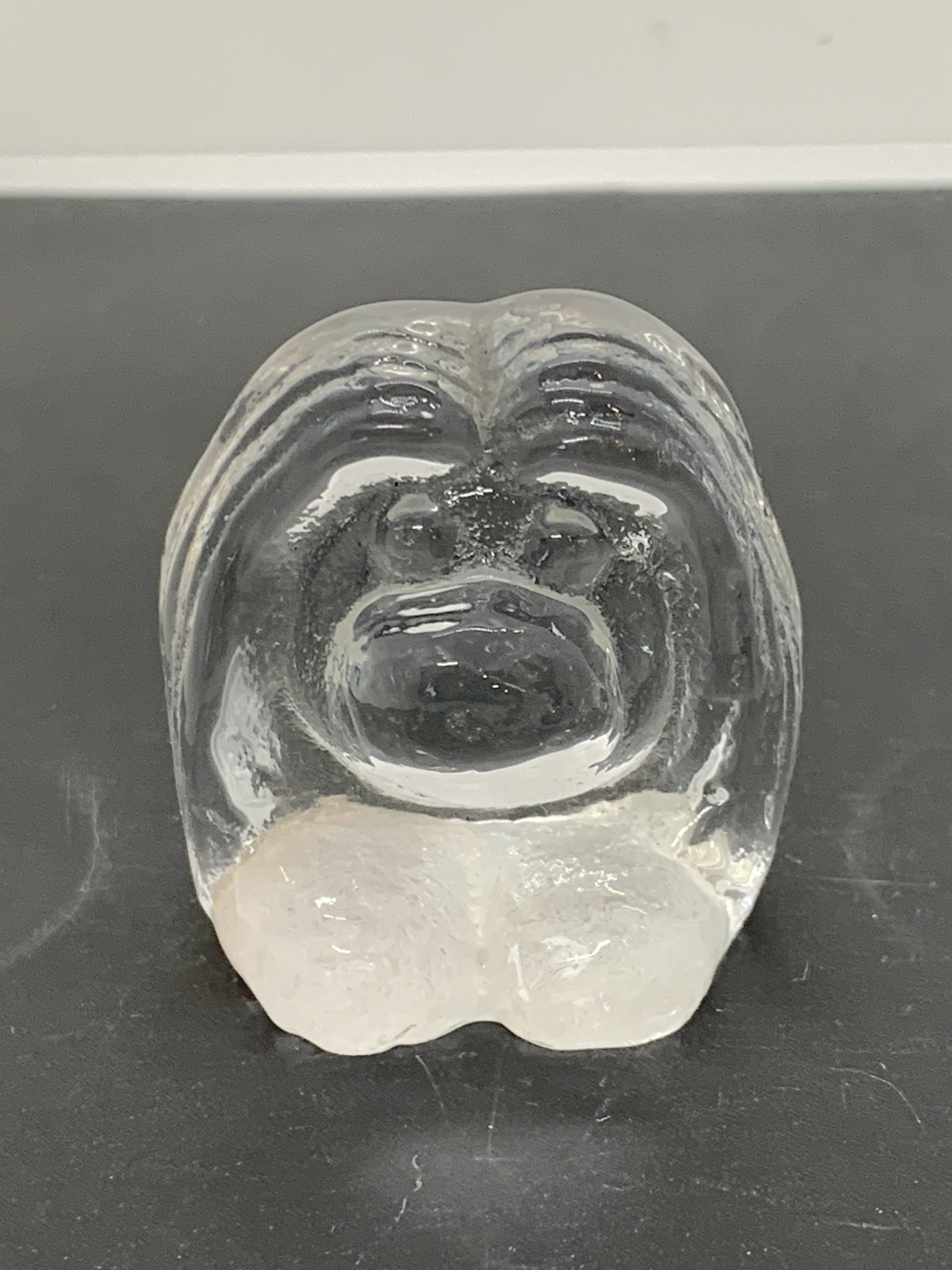 Vintage Bergdala Scandanivian Glass Troll 4cm - Vintage Keepsakes