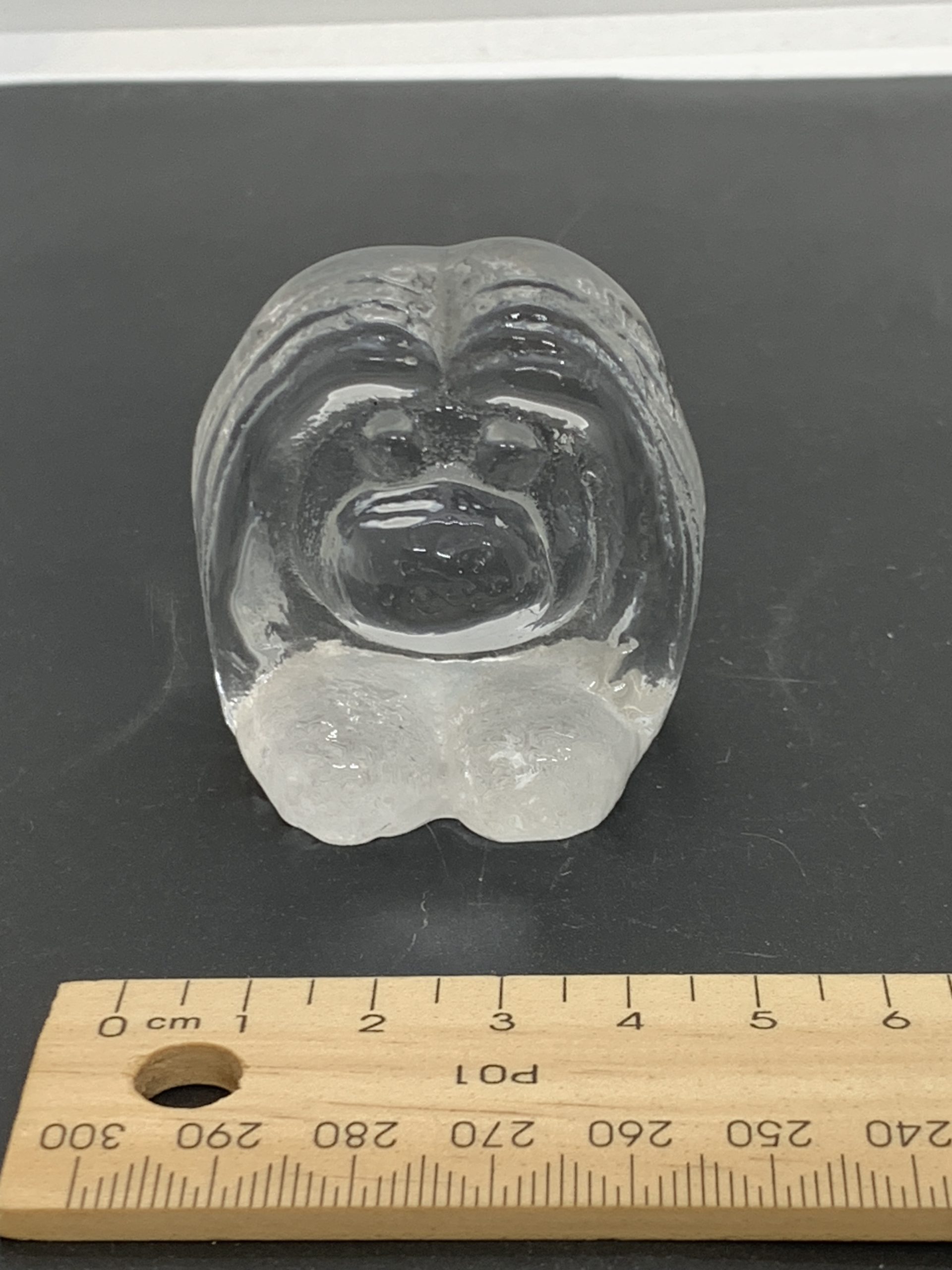 Vintage Bergdala Scandanivian Glass Troll 4cm - Vintage Keepsakes