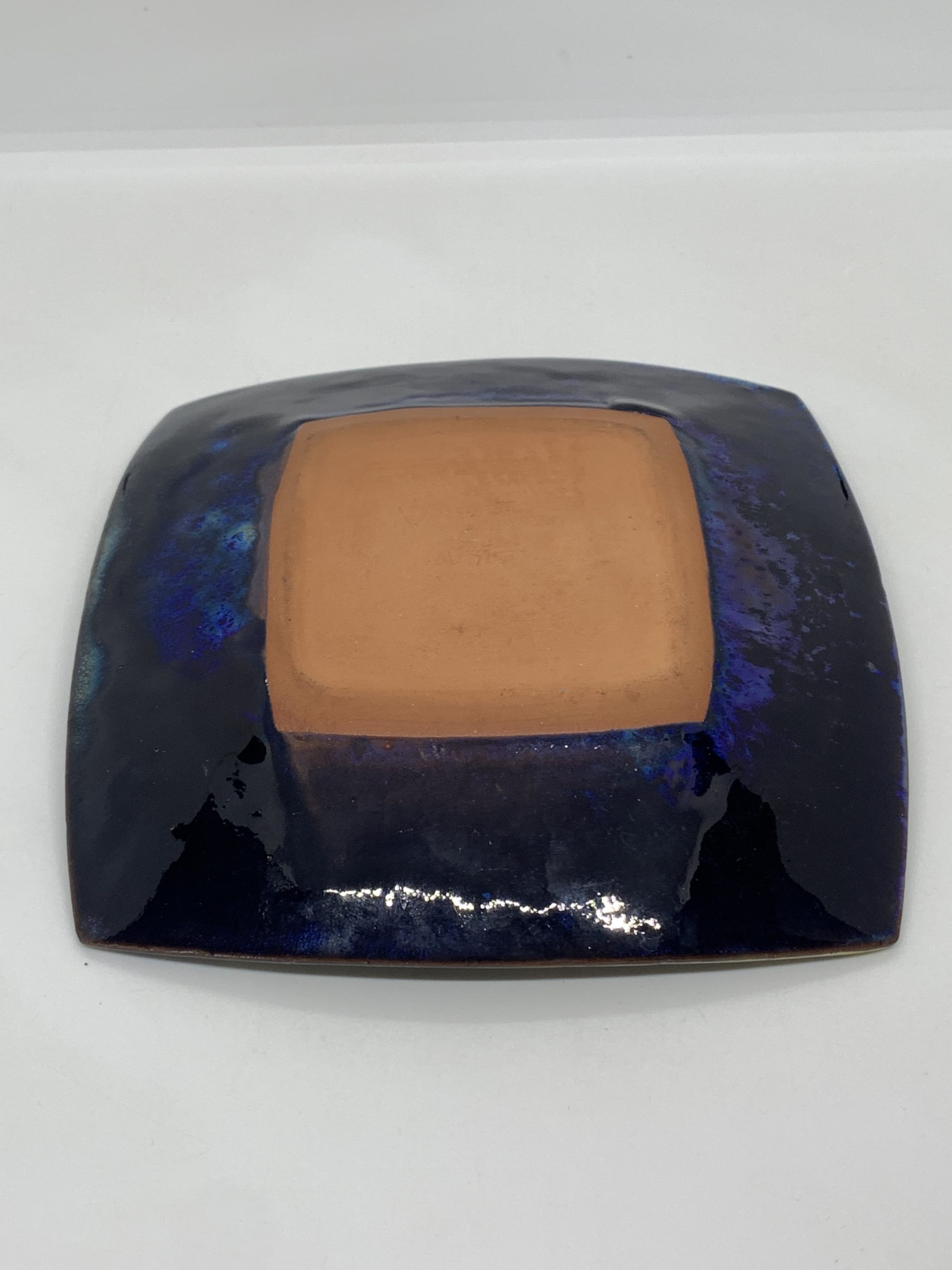 Neil Boughton Pottery 20cm Square Plate - Vintage Keepsakes