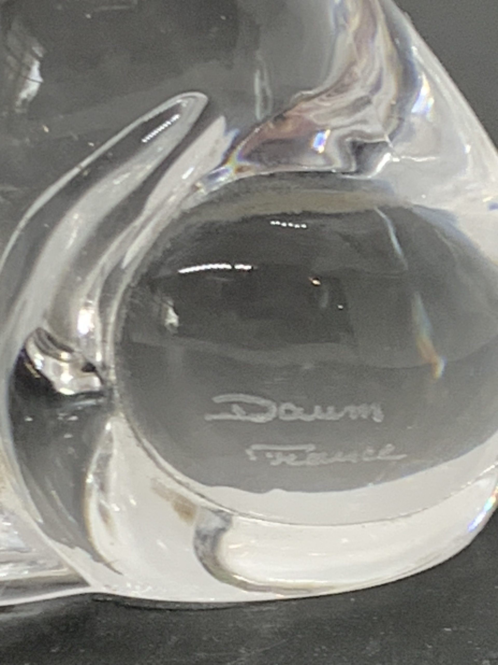Daum Glass Beagle 10cm - Vintage Keepsakes