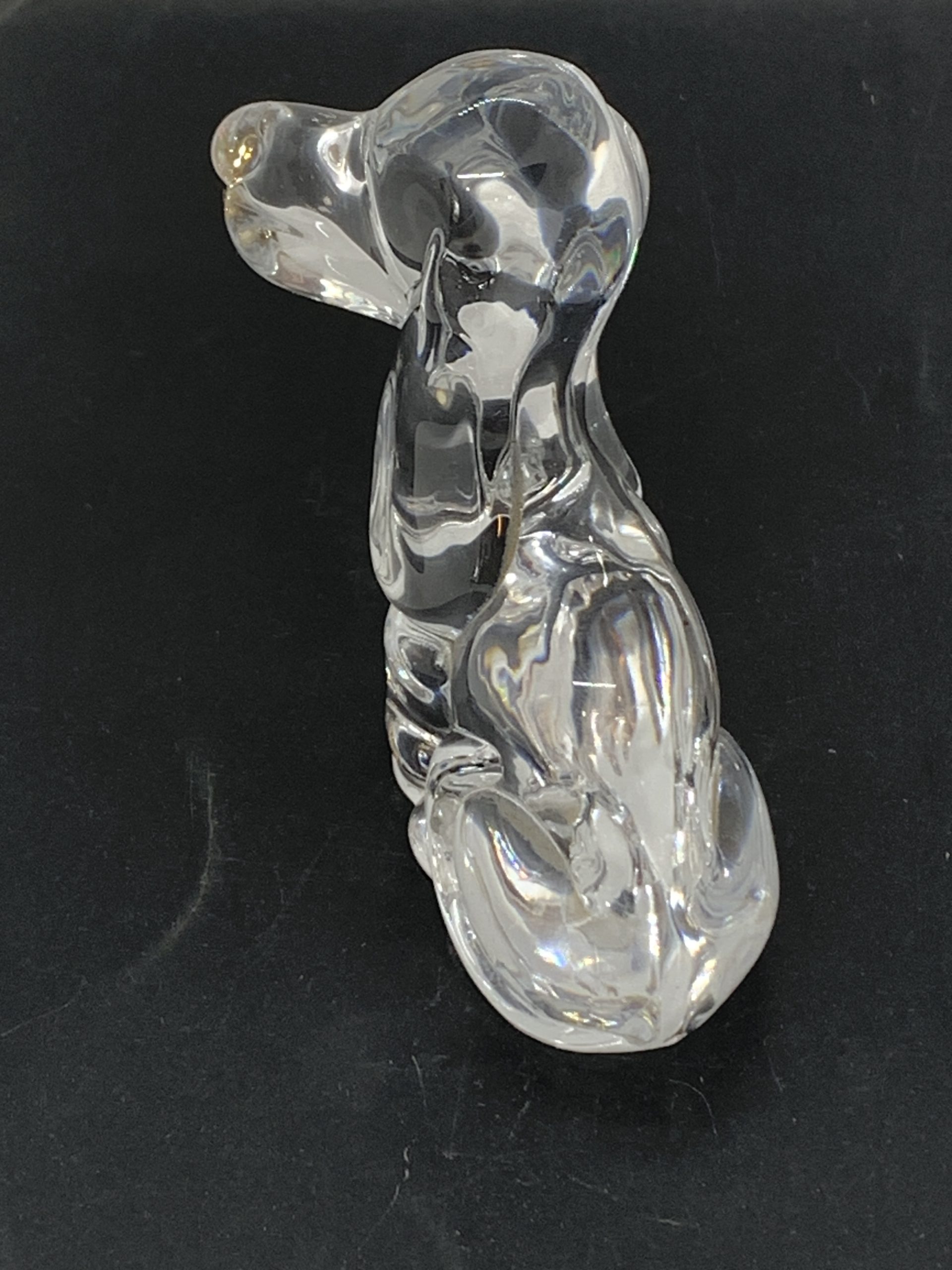 Daum Glass Beagle 10cm - Vintage Keepsakes