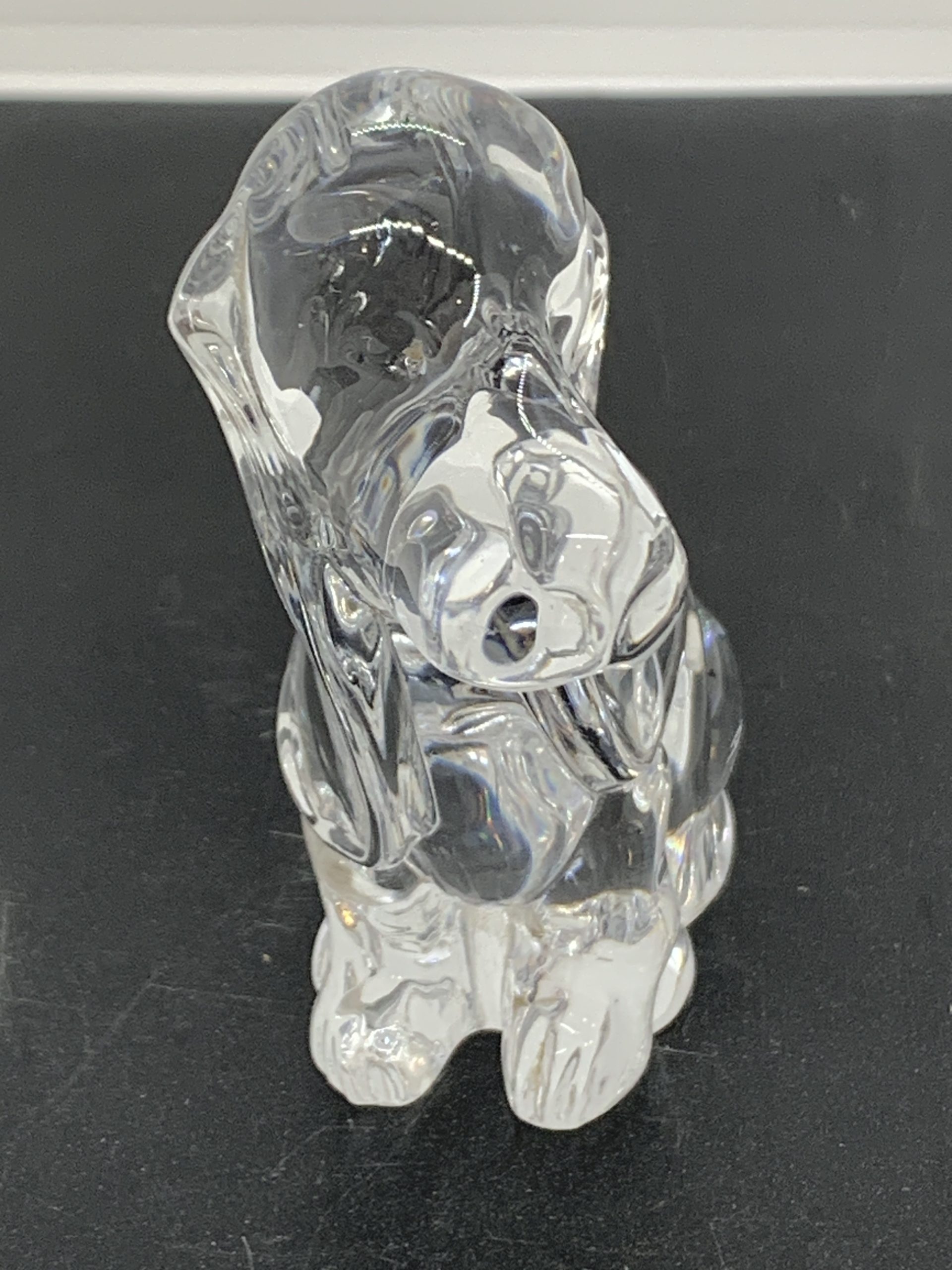 Daum Glass Beagle 10cm - Vintage Keepsakes