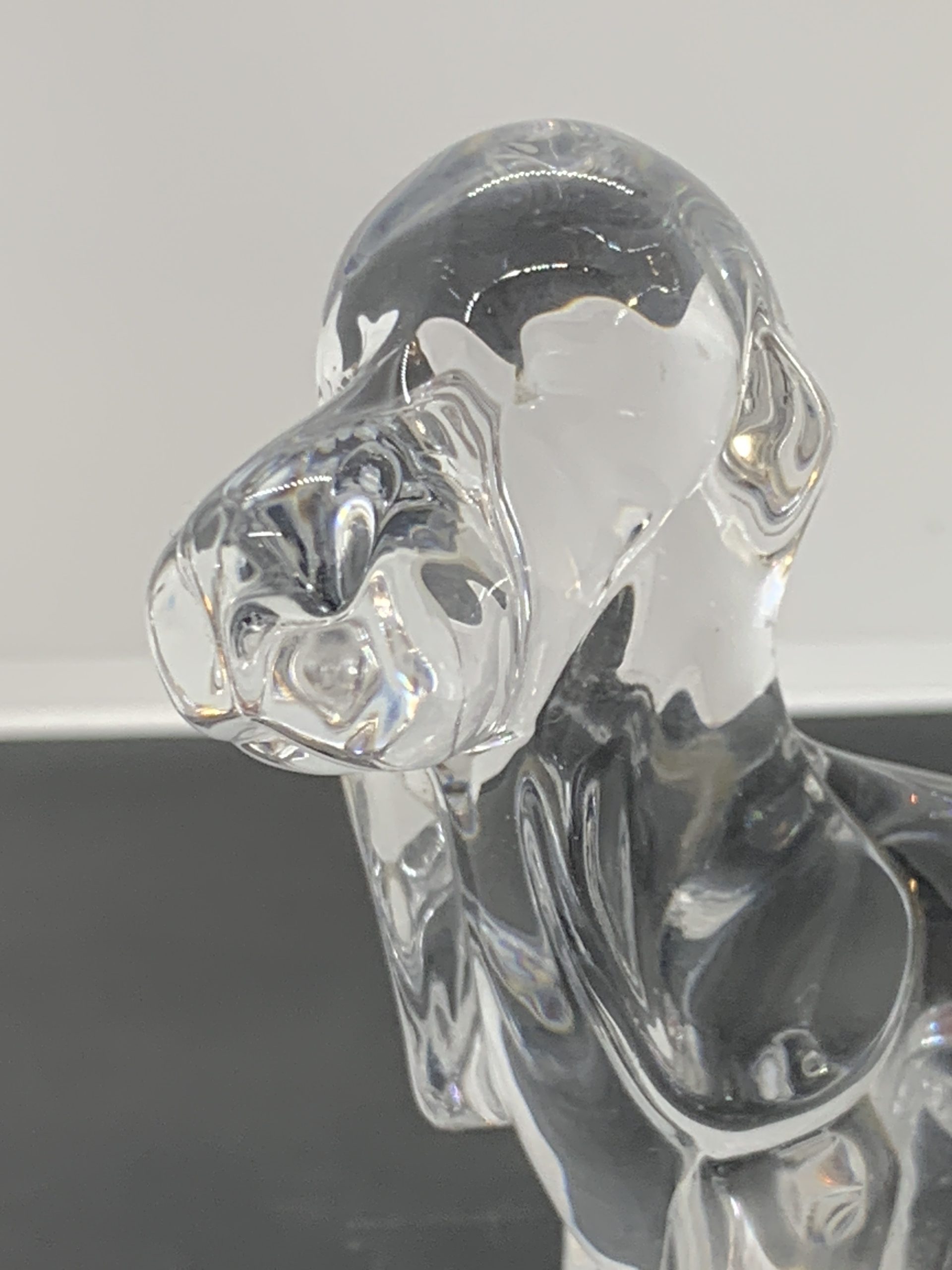 Daum Glass Beagle 10cm - Vintage Keepsakes