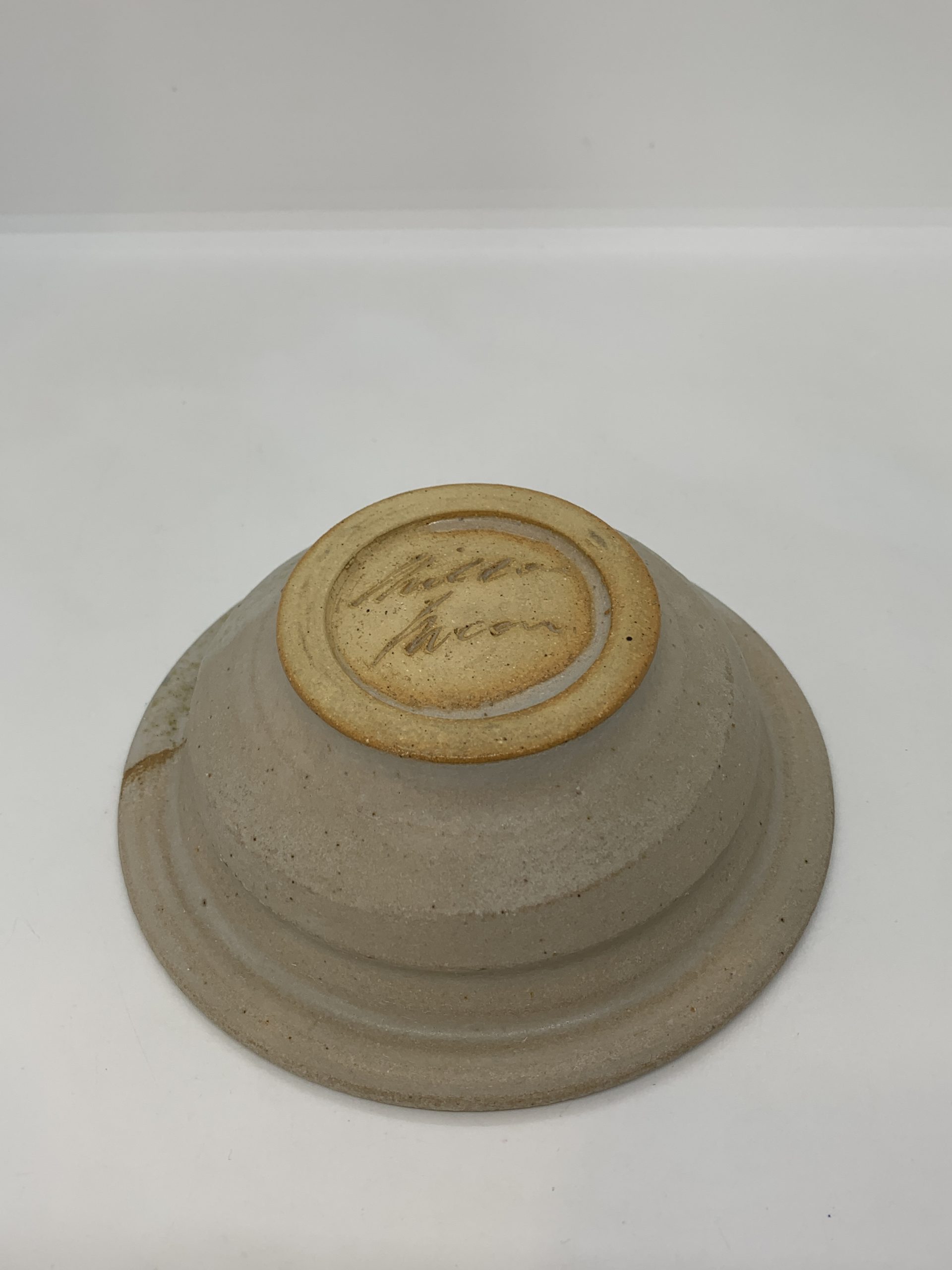 Milton Moon Rimmed Pottery Bowl 15cm - Vintage Keepsakes