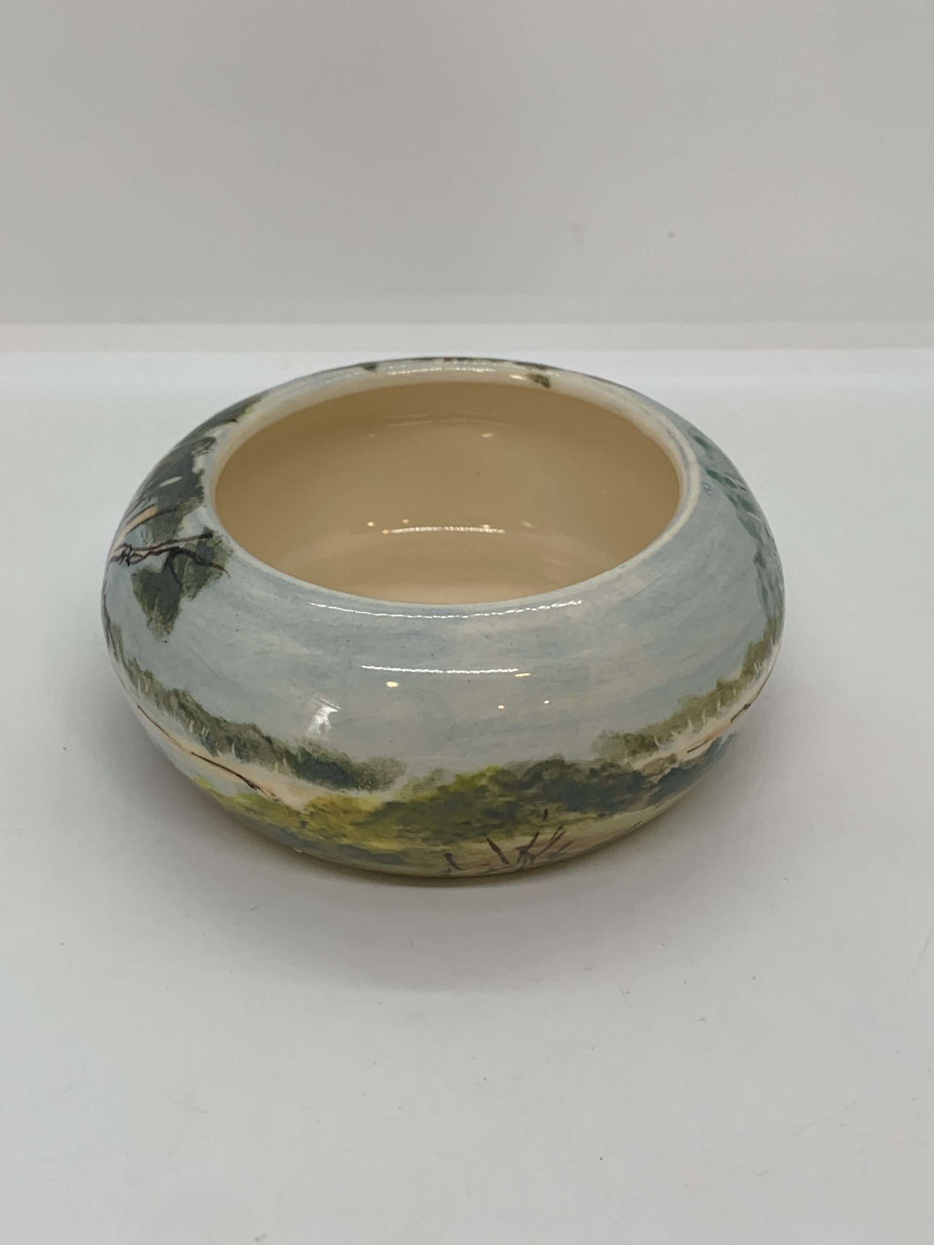 Janet Hassall Handpainted Pottery Bowl 10cm (1997) - Vintage Keepsakes
