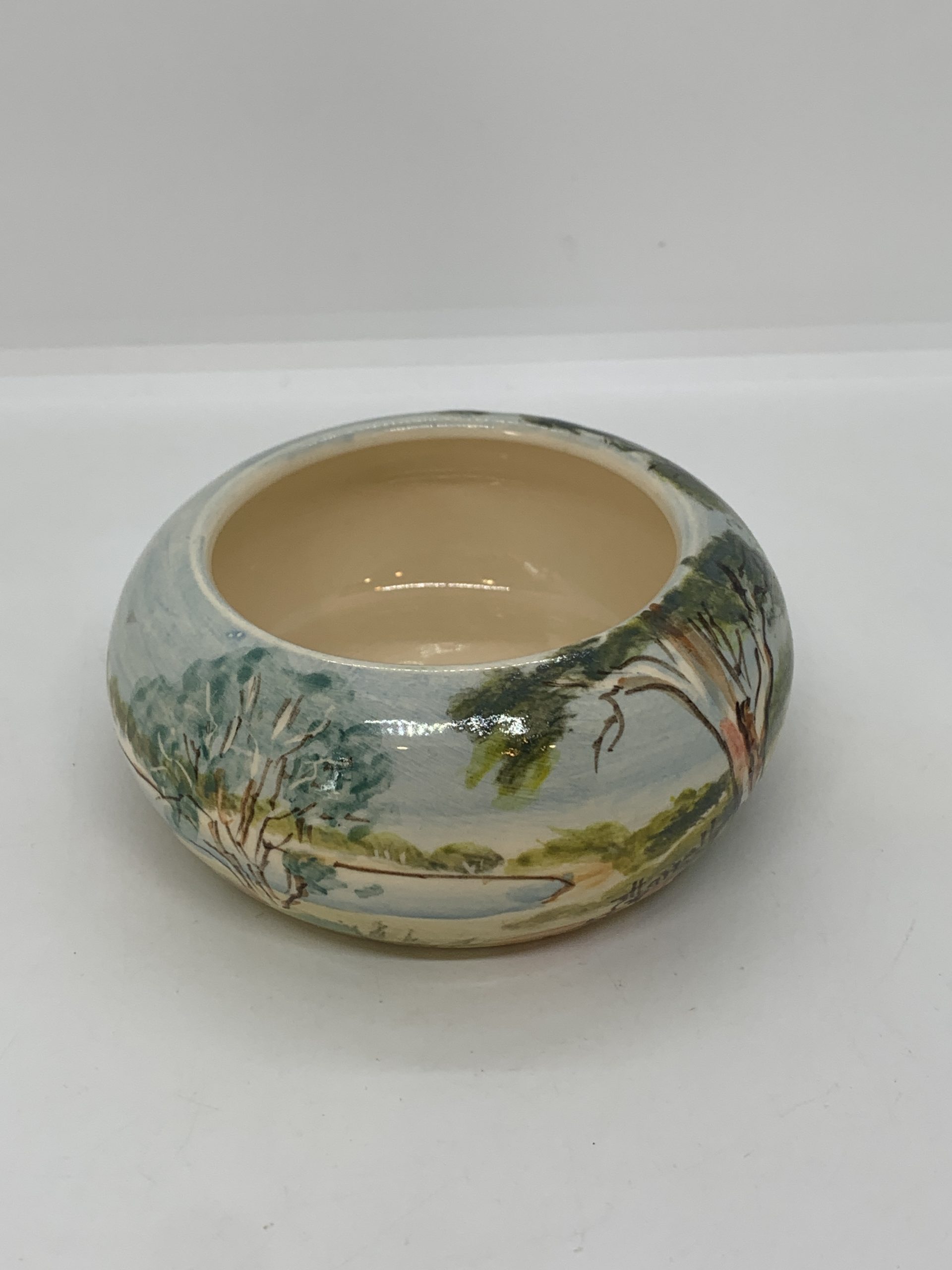 Janet Hassall Handpainted Pottery Bowl 10cm (1997) - Vintage Keepsakes