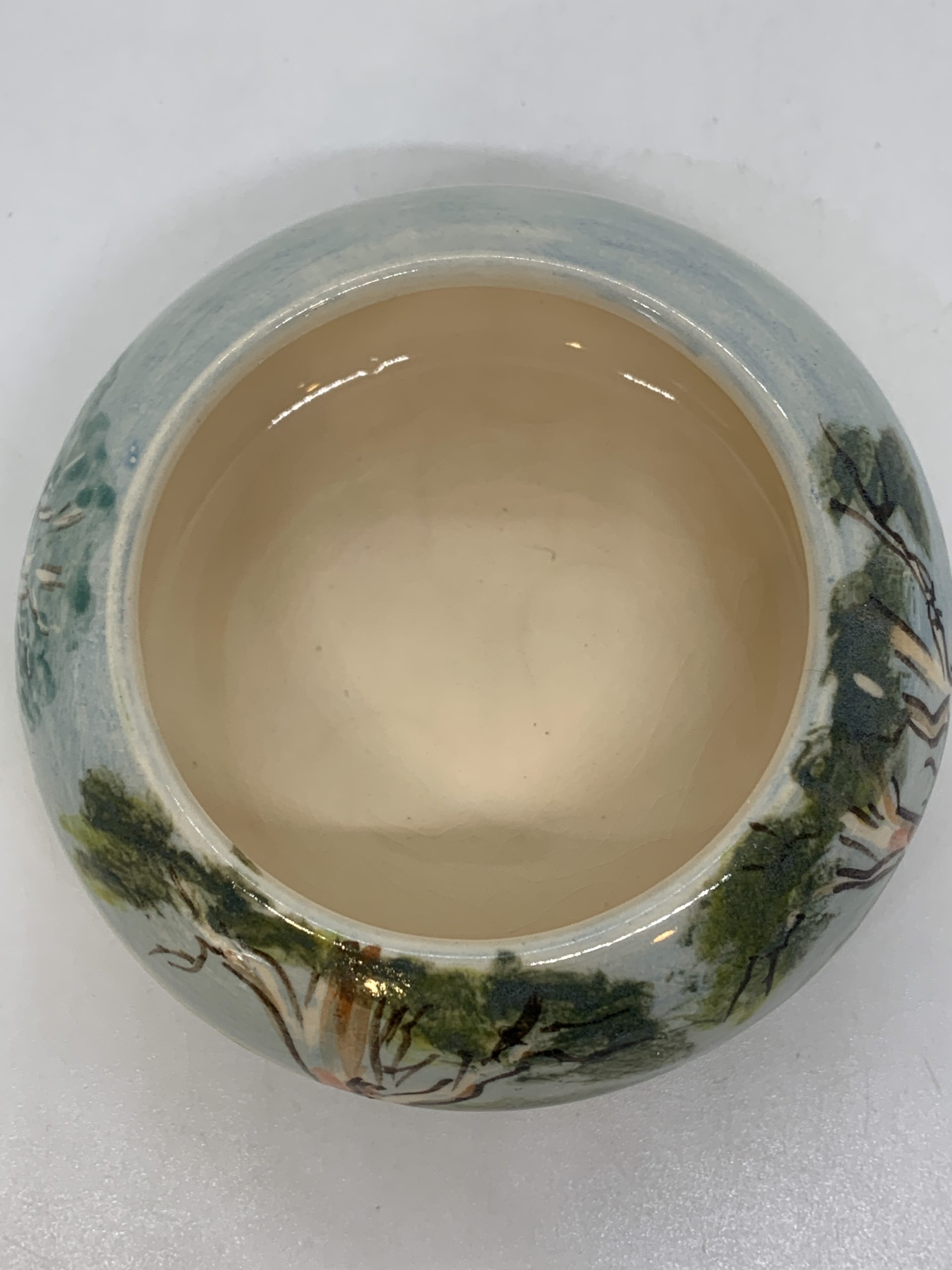 Janet Hassall Handpainted Pottery Bowl 10cm (1997) - Vintage Keepsakes