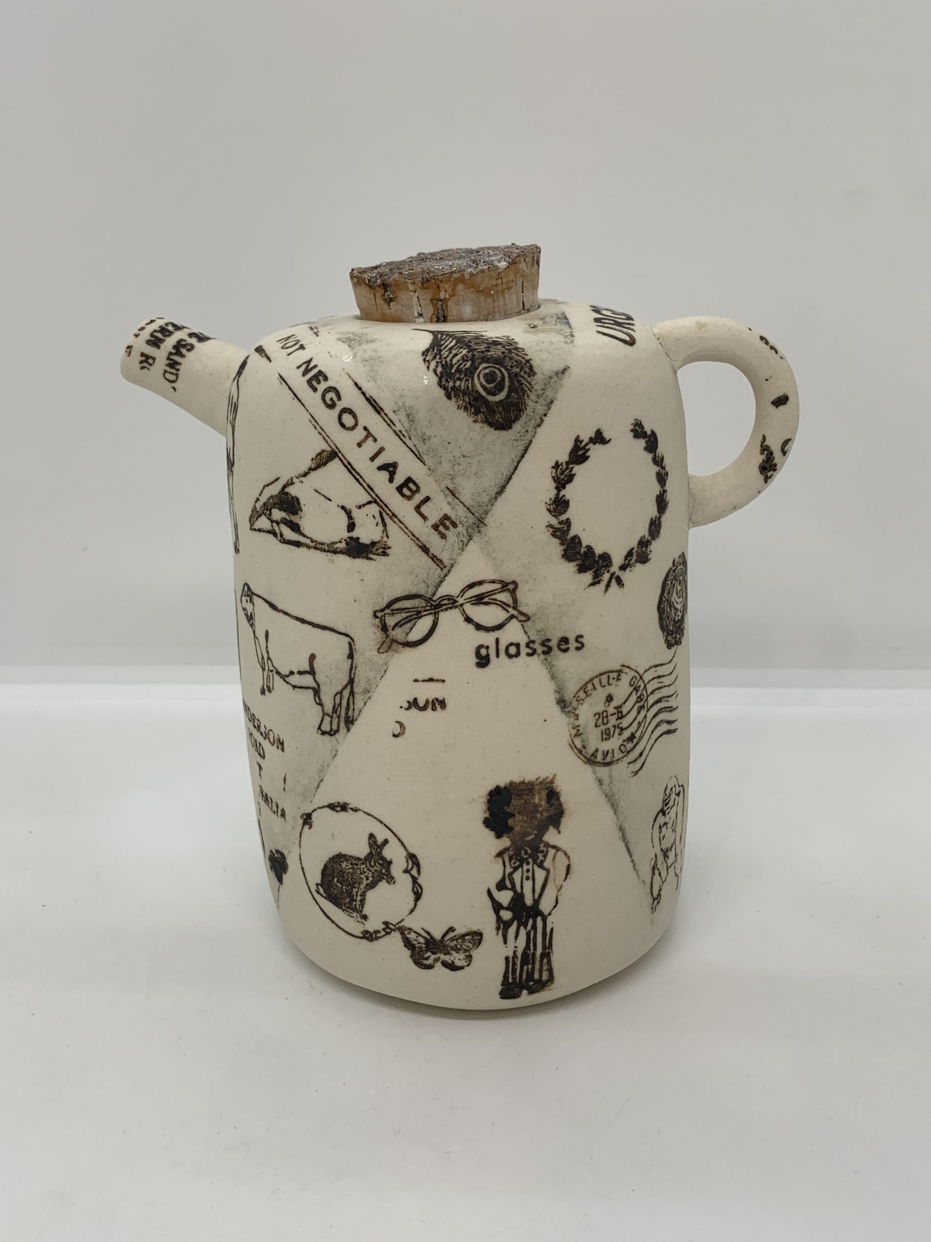 Sue Sanderson Pottery Teapot 16cm - Vintage Keepsakes