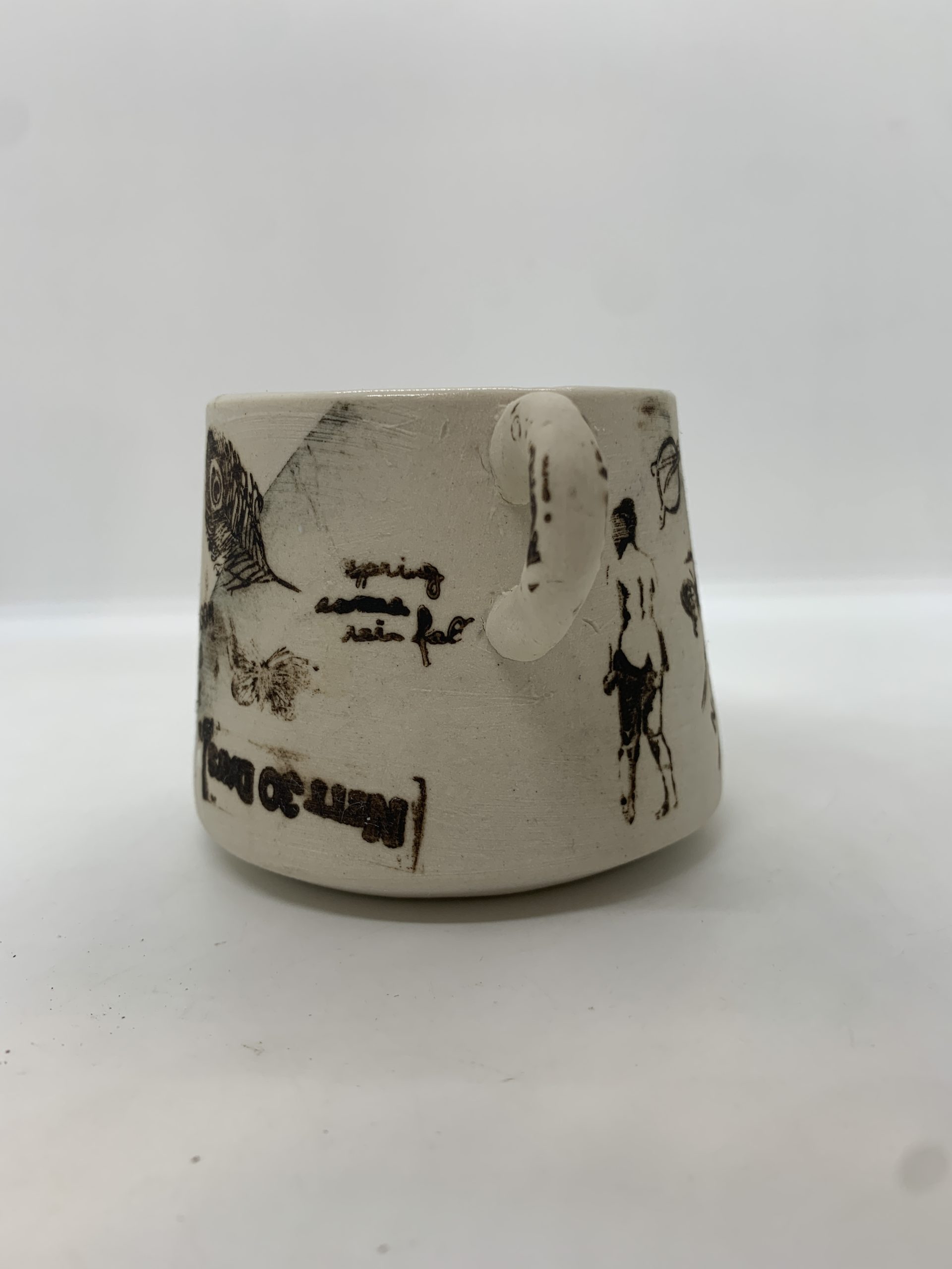 Sue Sanderson Potter Teacup 7cm - Vintage Keepsakes