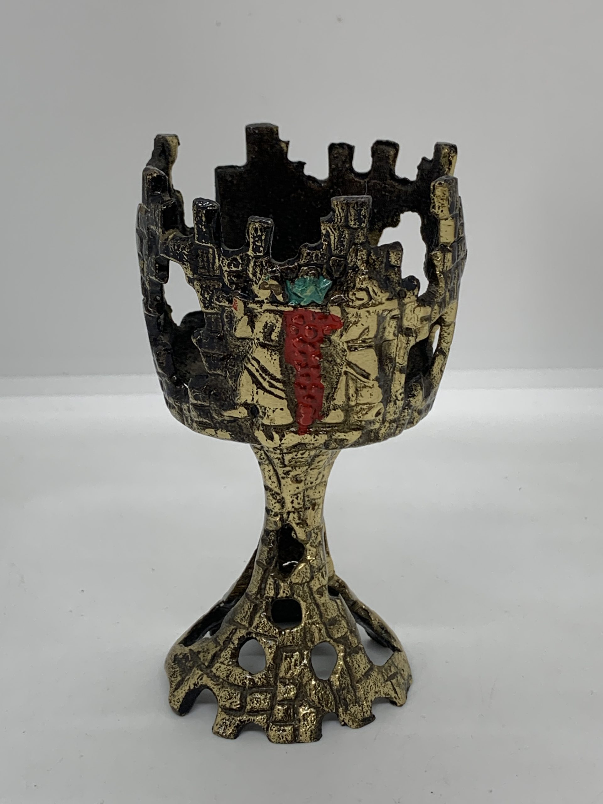 Vintage Jewish Israel Kiddish Cup Goblet 12cm - Vintage Keepsakes