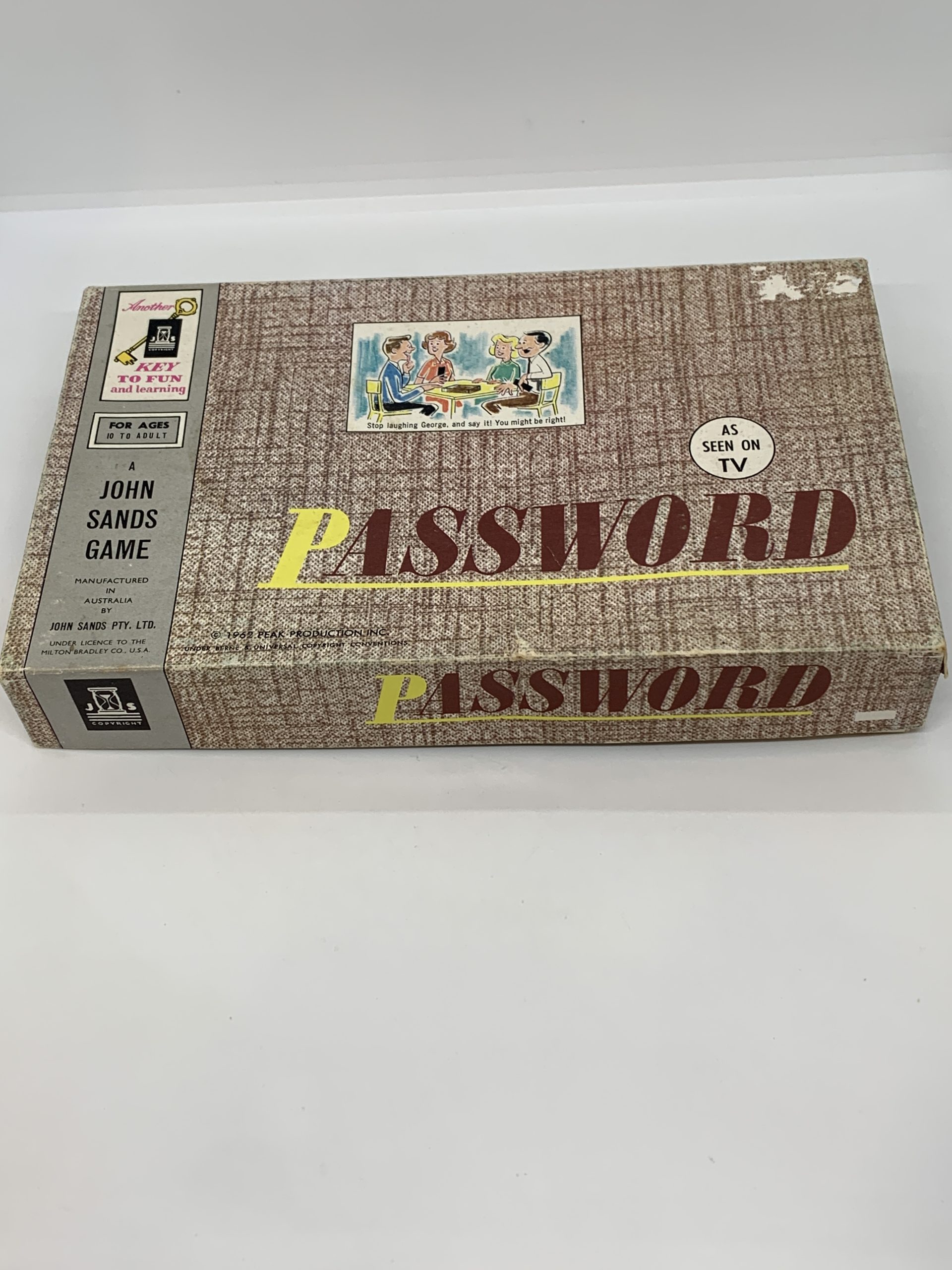 Password Board Game by John Sands - Vintage Keepsakes