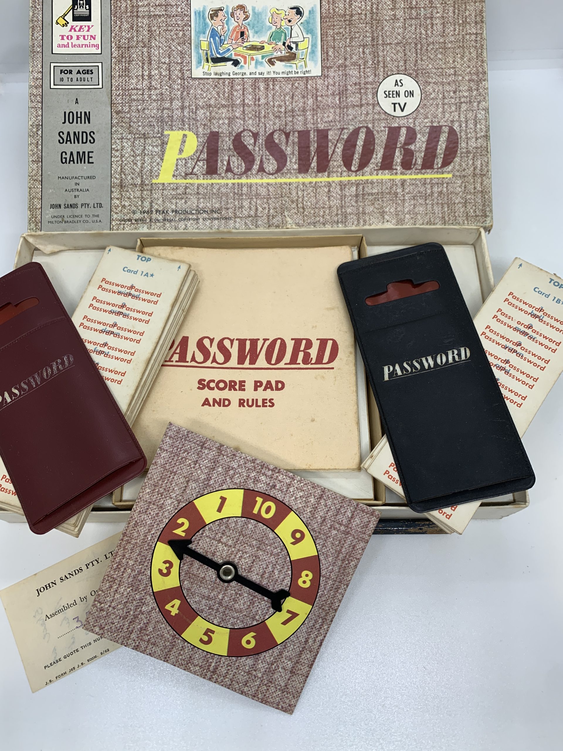 Password Board Game by John Sands - Vintage Keepsakes