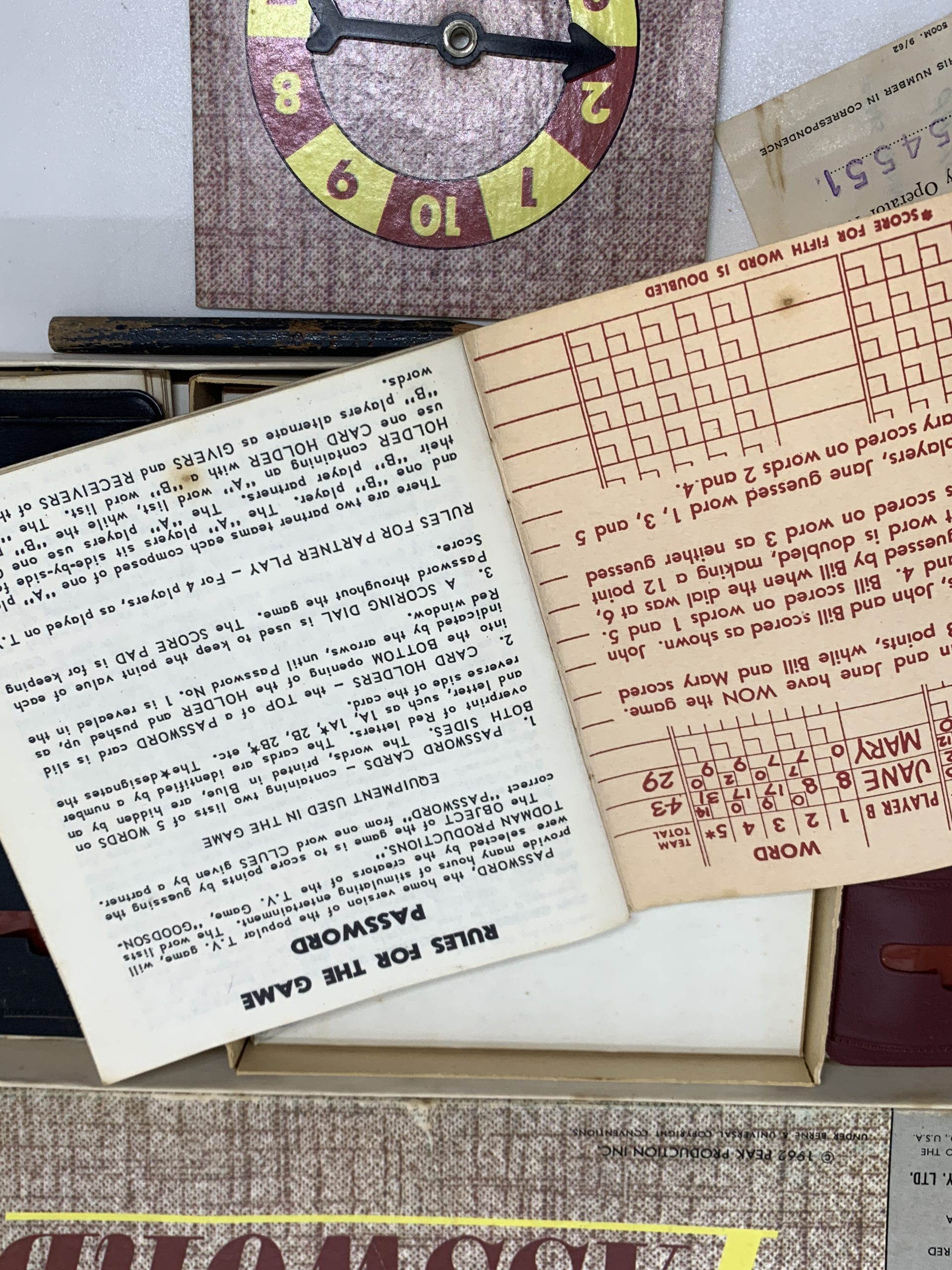 Password Board Game by John Sands - Vintage Keepsakes