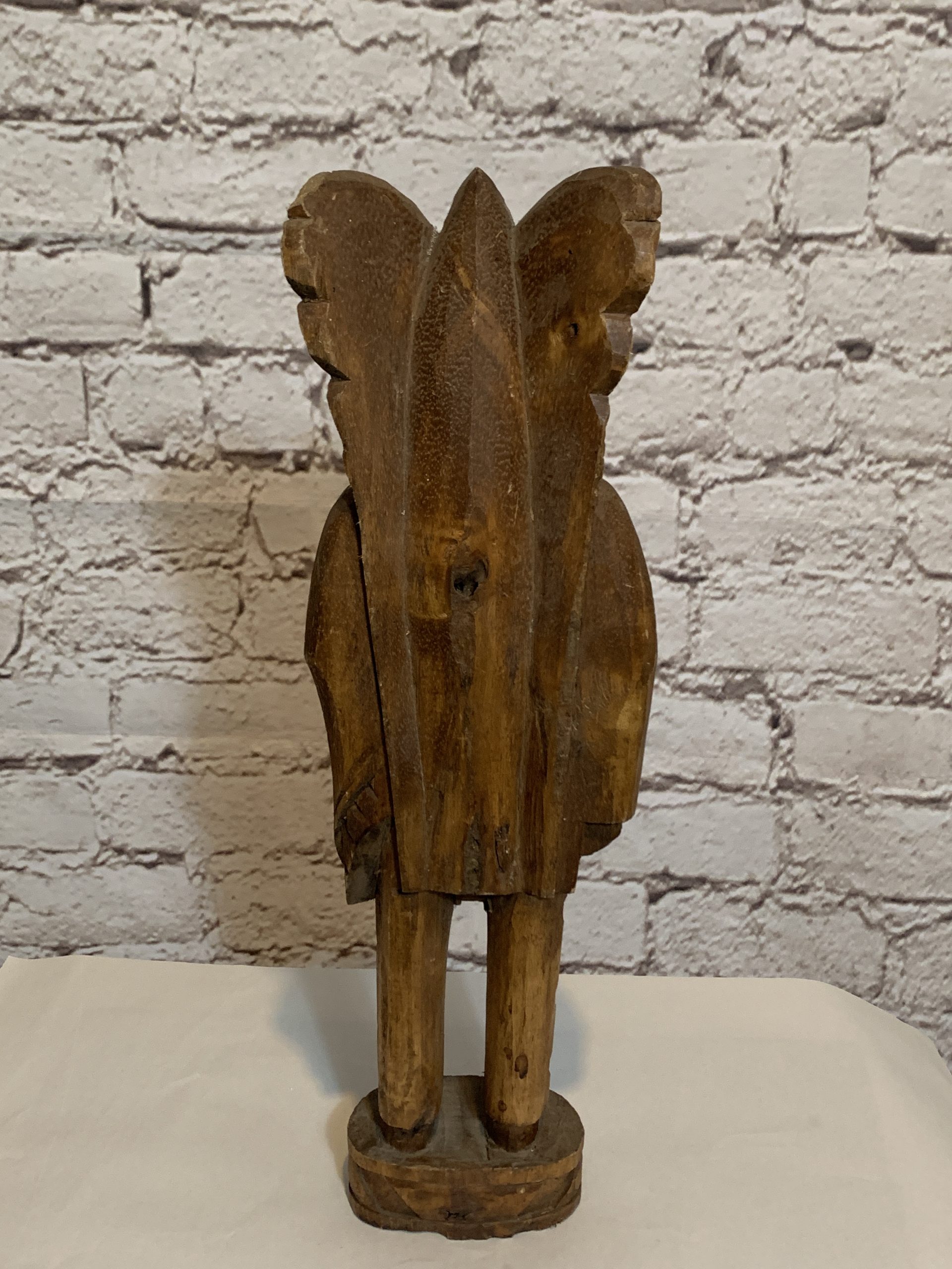 Wooden Standing Indian Man Totem 51cm - Vintage Keepsakes