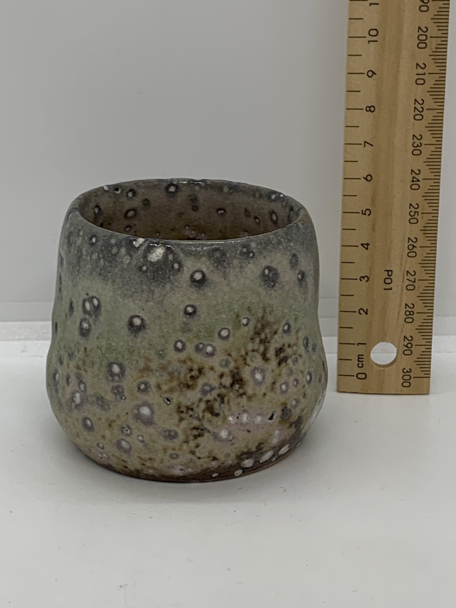 Gail Nichols (attrib) Lava Glaze Bowl 6.5cm high - Vintage Keepsakes