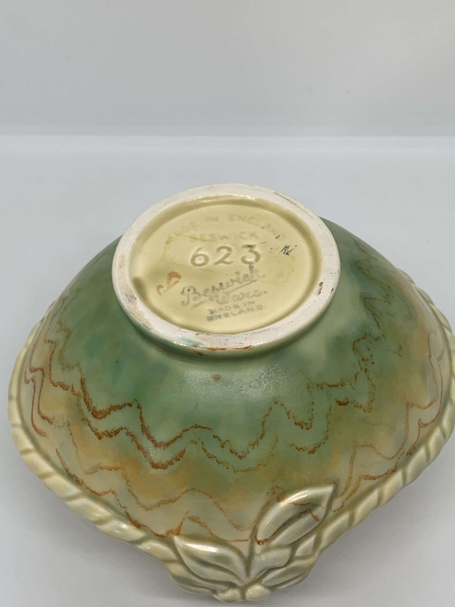 Beswick Ware Basket Bowl 623 11cm - Vintage Keepsakes