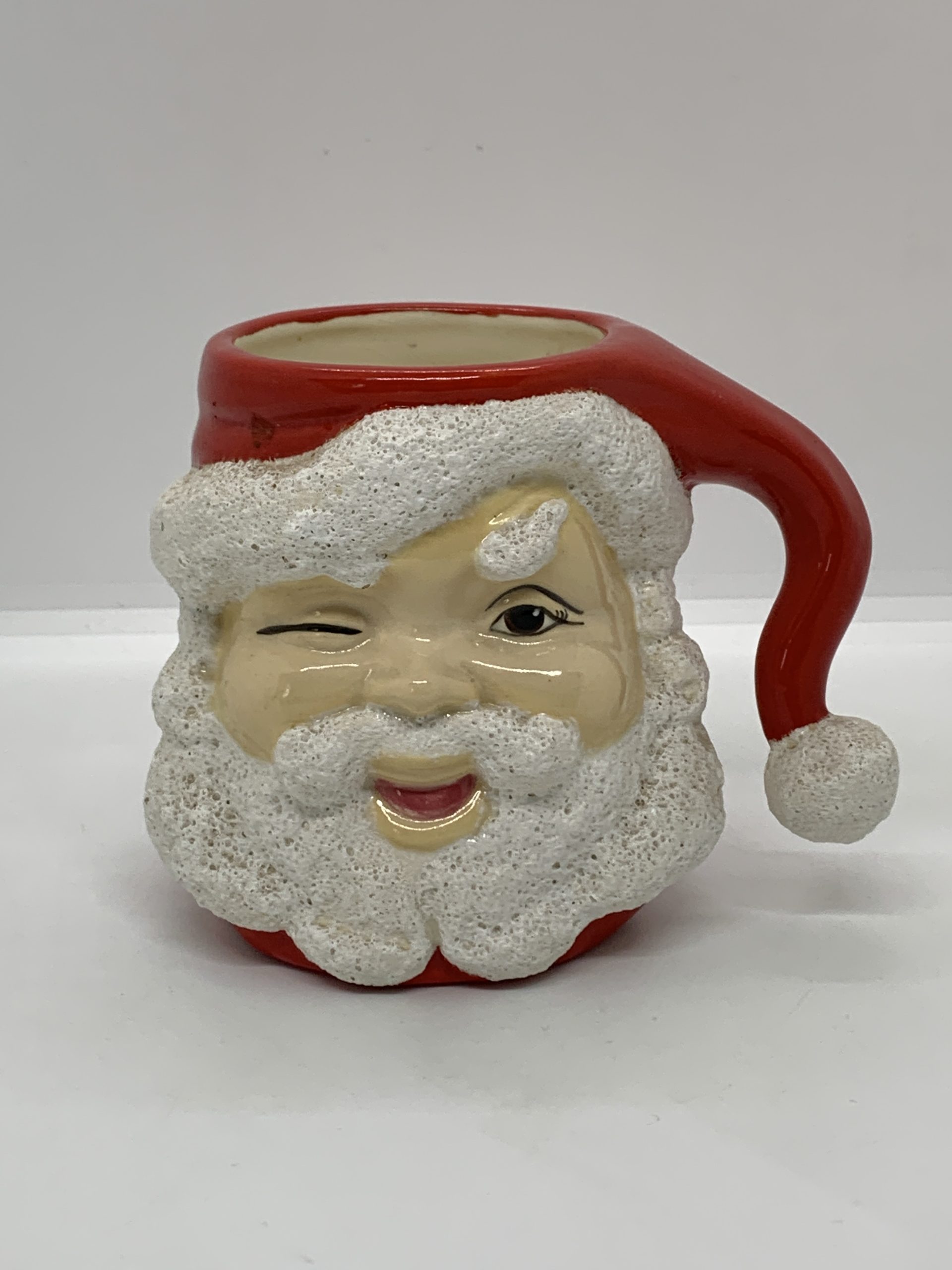 Ceramic Santa Mug (Light) 10cm - Vintage Keepsakes
