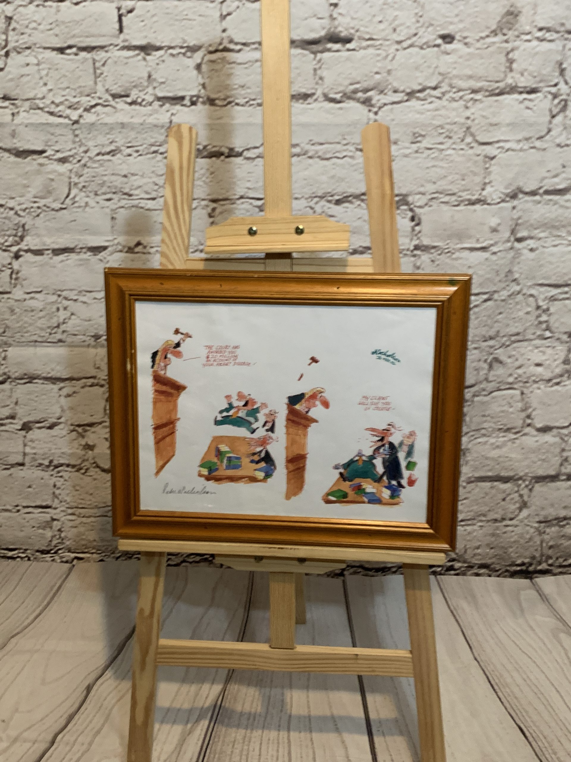 Peter Nicholson Court Scene 48x38cm - Vintage Keepsakes