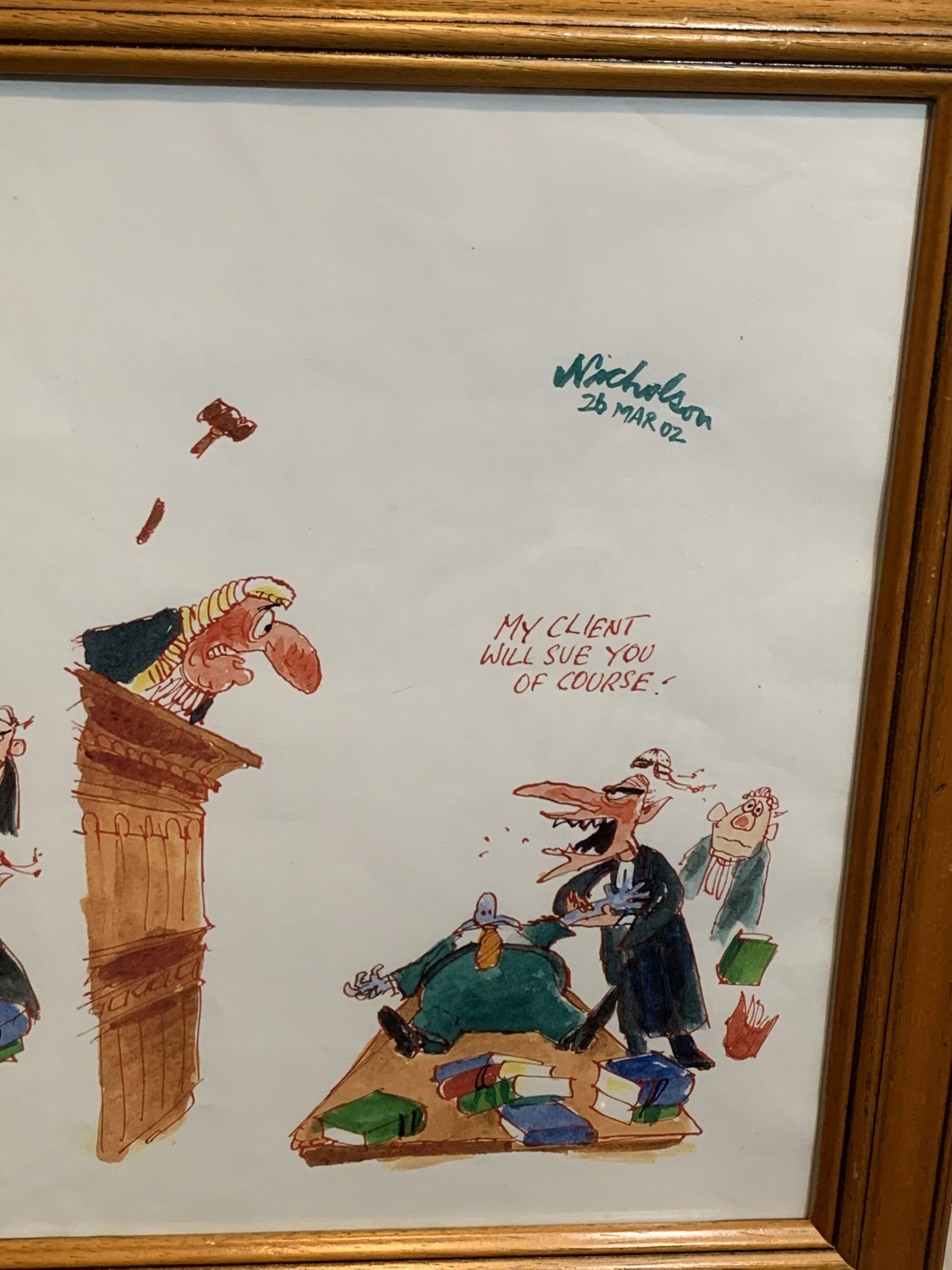 Peter Nicholson Court Scene 48x38cm - Vintage Keepsakes