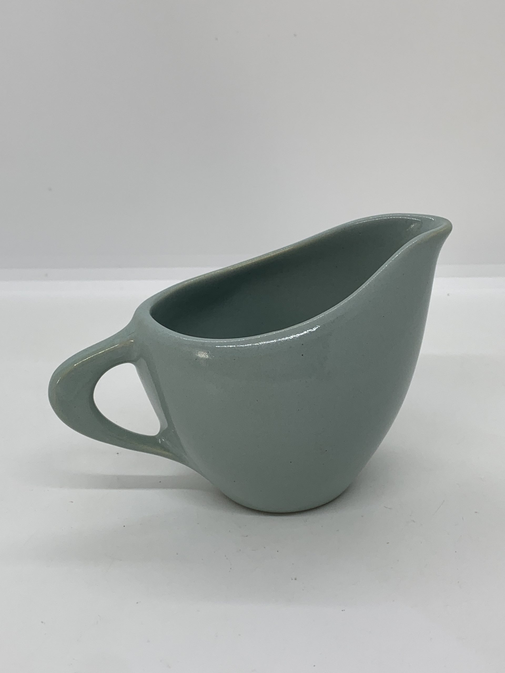 Fort Elliot Pottery Blue Jug 8cm high - Vintage Keepsakes